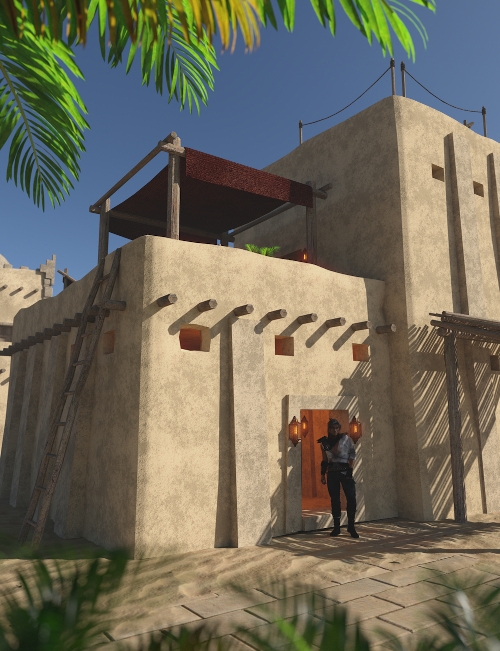 Babylonian Houses 1 | Daz 3D