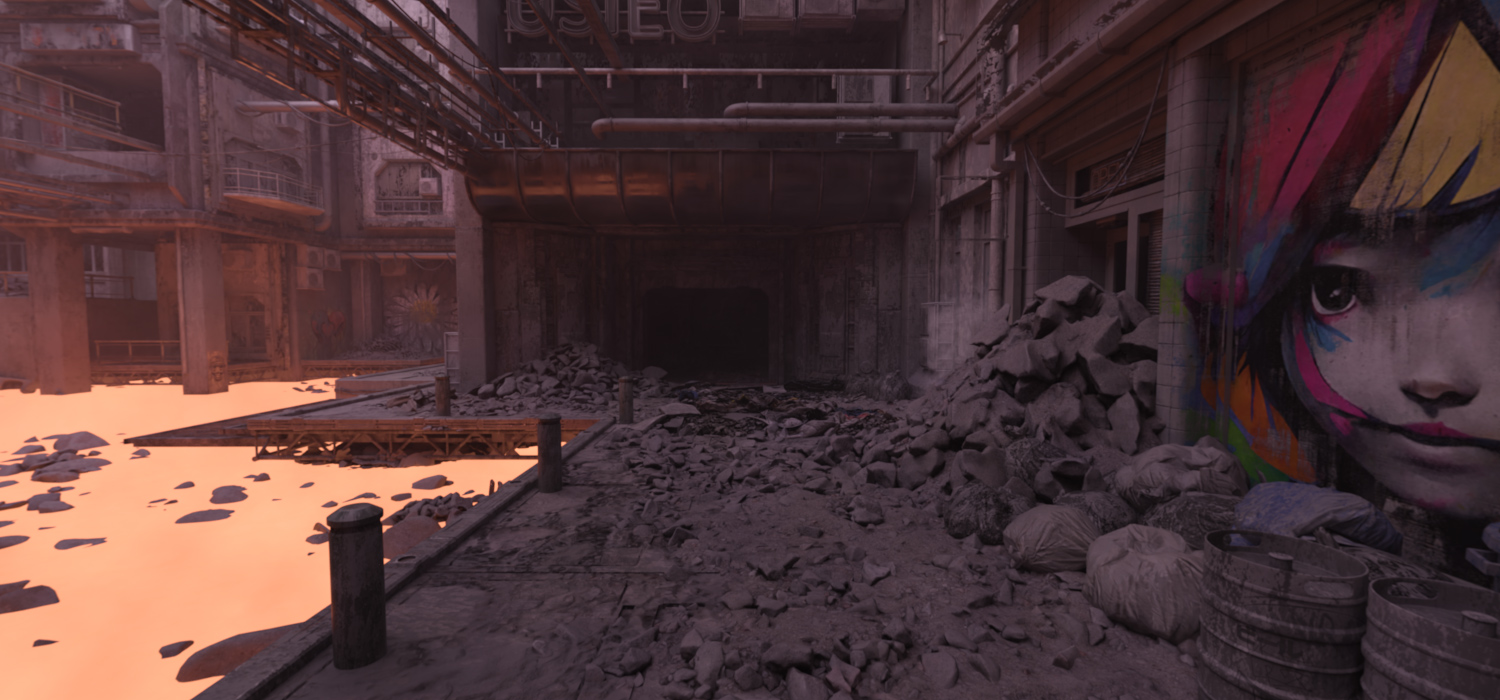 20 HDRIs Trashed Future Cloudy | Daz 3D