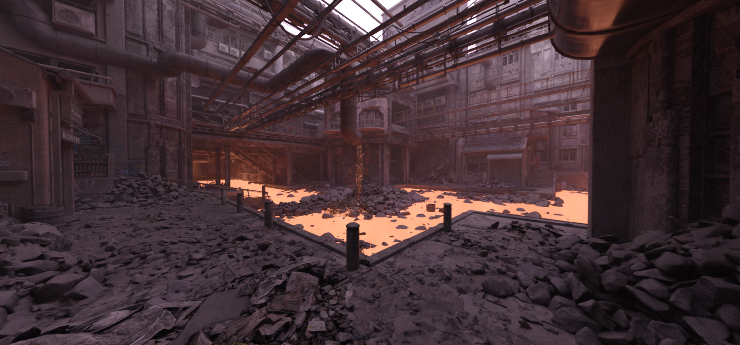 20 HDRIs Trashed Future Cloudy | Daz 3D