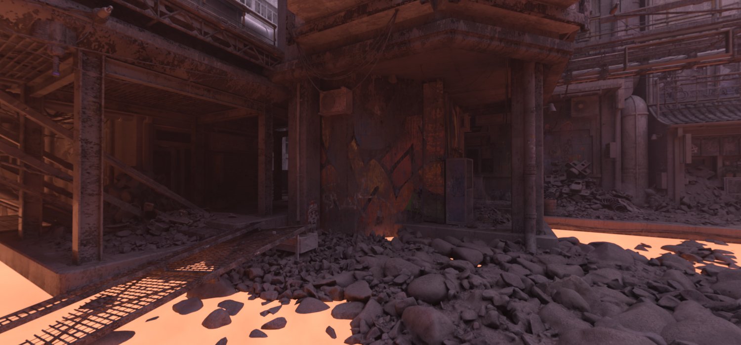 20 HDRIs Trashed Future Cloudy | Daz 3D