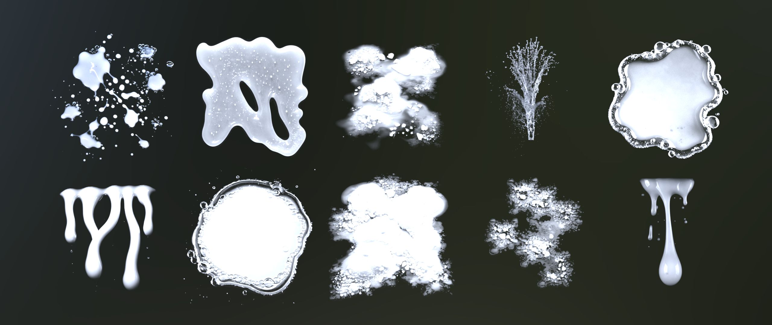 Iray Fluid Decals | Daz 3D