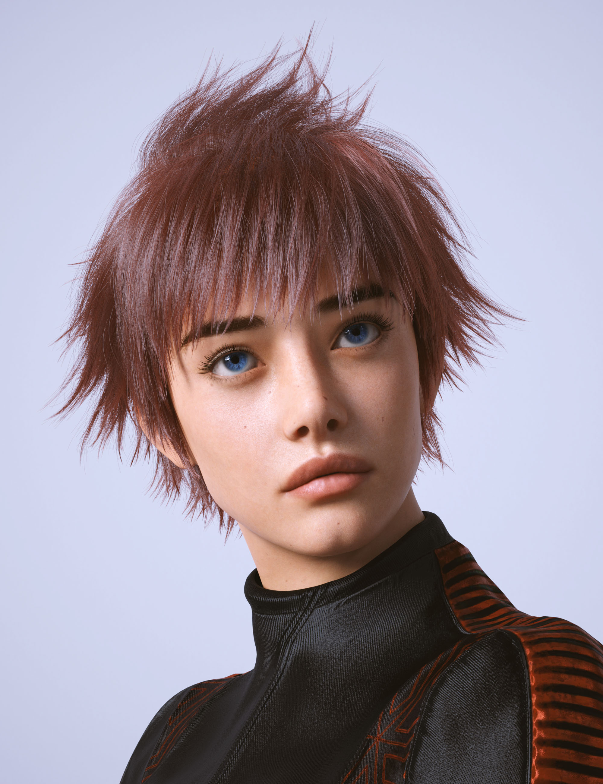 dForce AK Noble Hair for Genesis 9 | Daz 3D