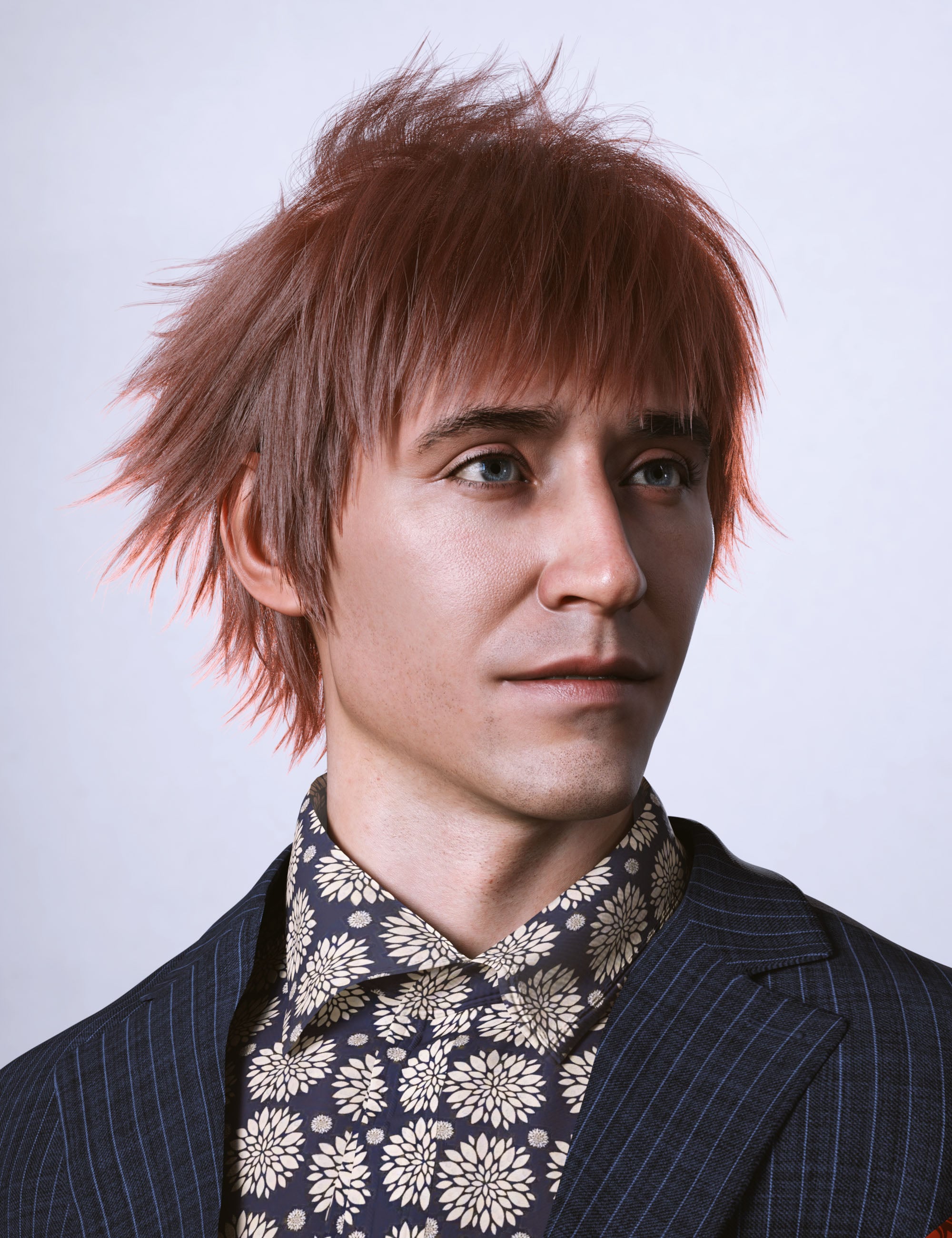 dForce AK Noble Hair for Genesis 9 | Daz 3D