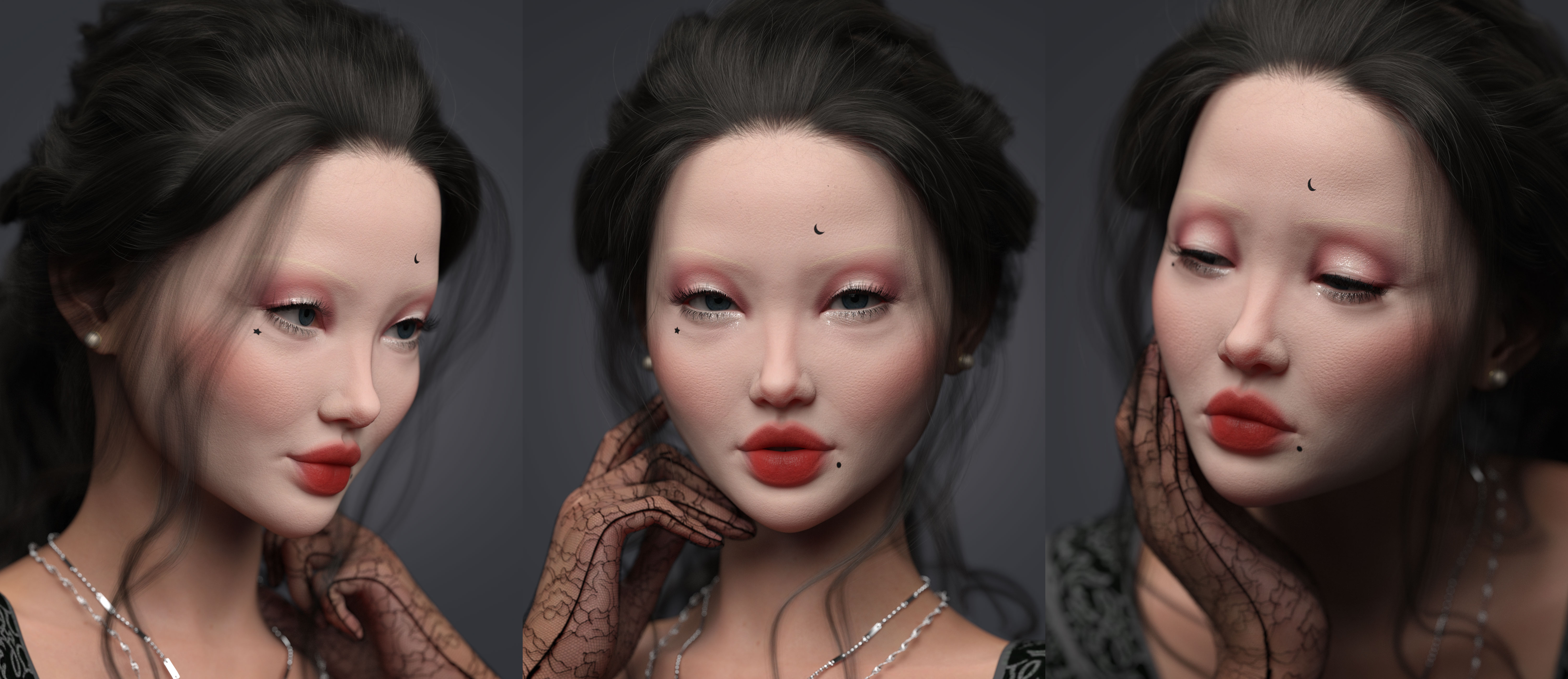 Regal Elegance LIE Makeup for Genesis 9 & Poses for Genesis 9 and 8 ...