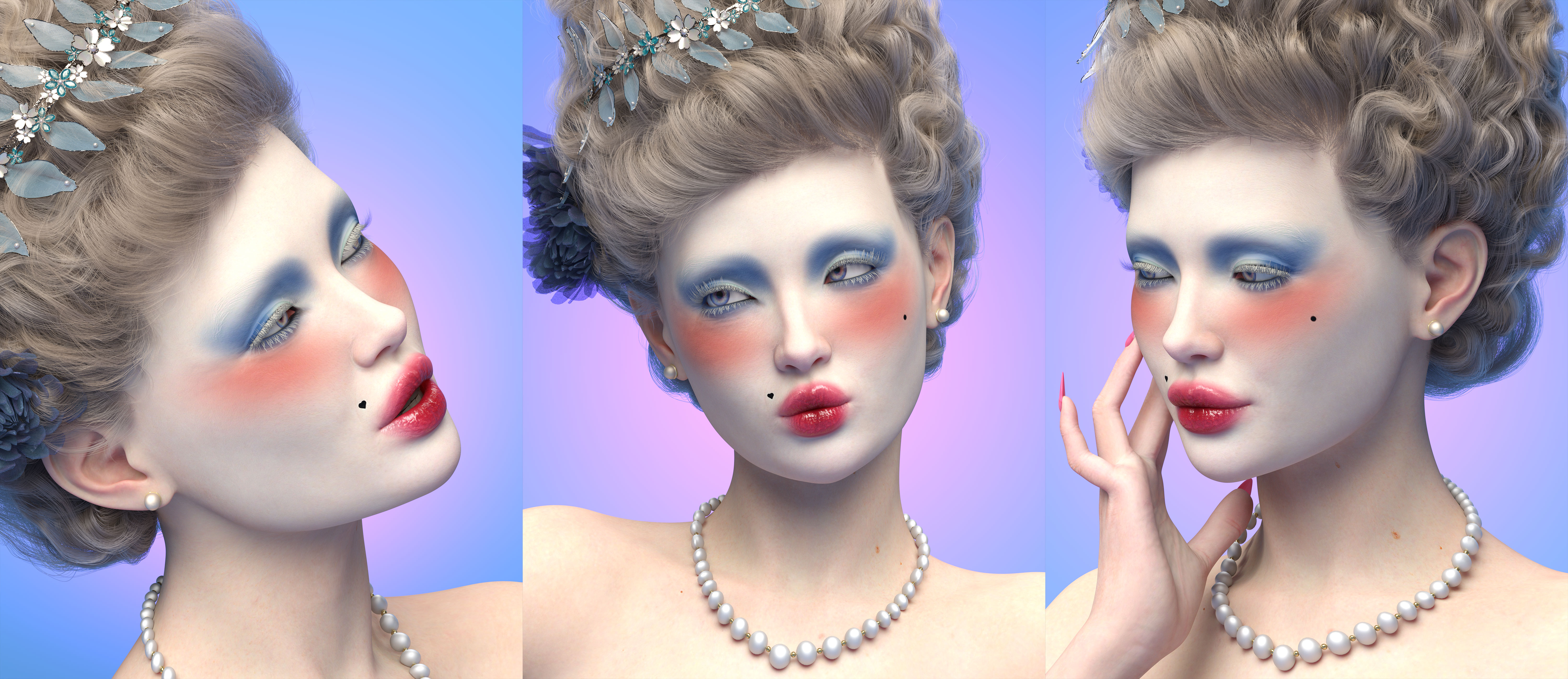Regal Elegance LIE Makeup for Genesis 9 & Poses for Genesis 9 and 8 ...