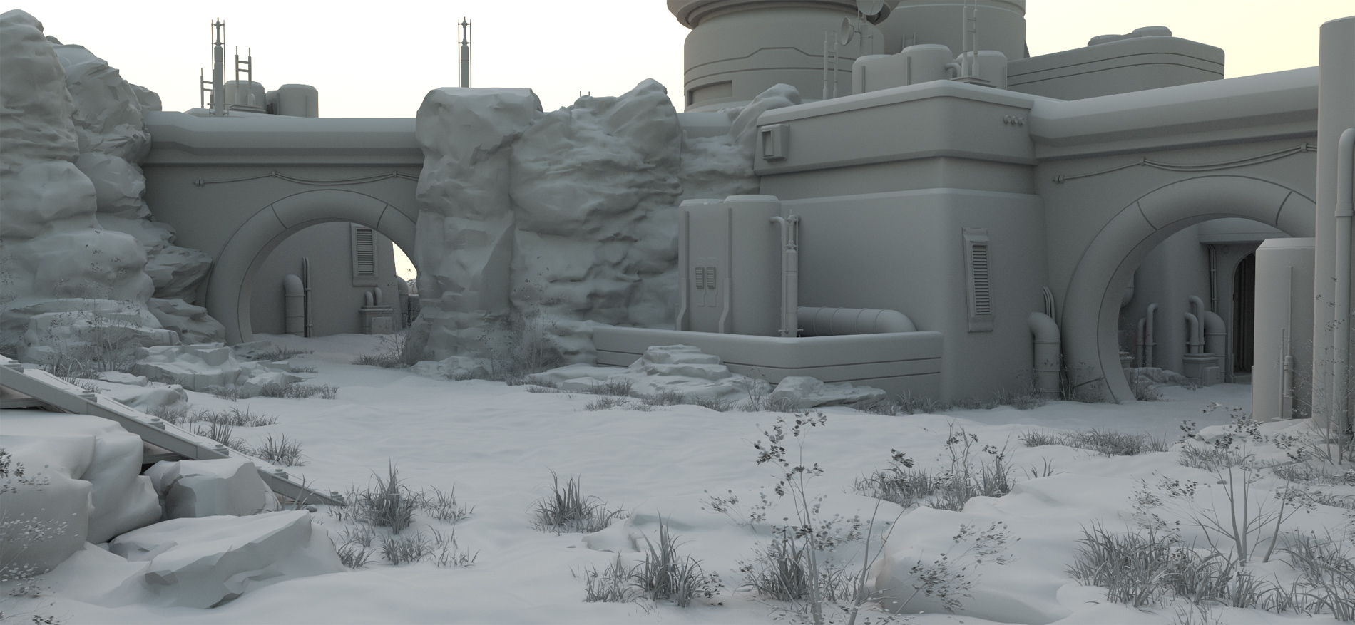 Arctic Outpost | Daz 3D