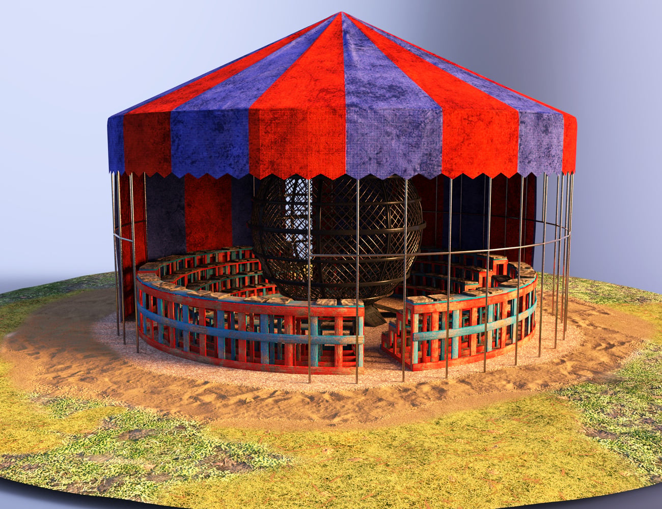 Daredevils Stunts Globe of Death | Daz 3D