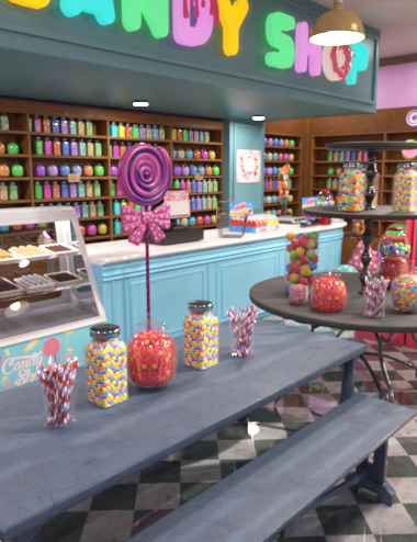 FG Candy Shop | Daz 3D