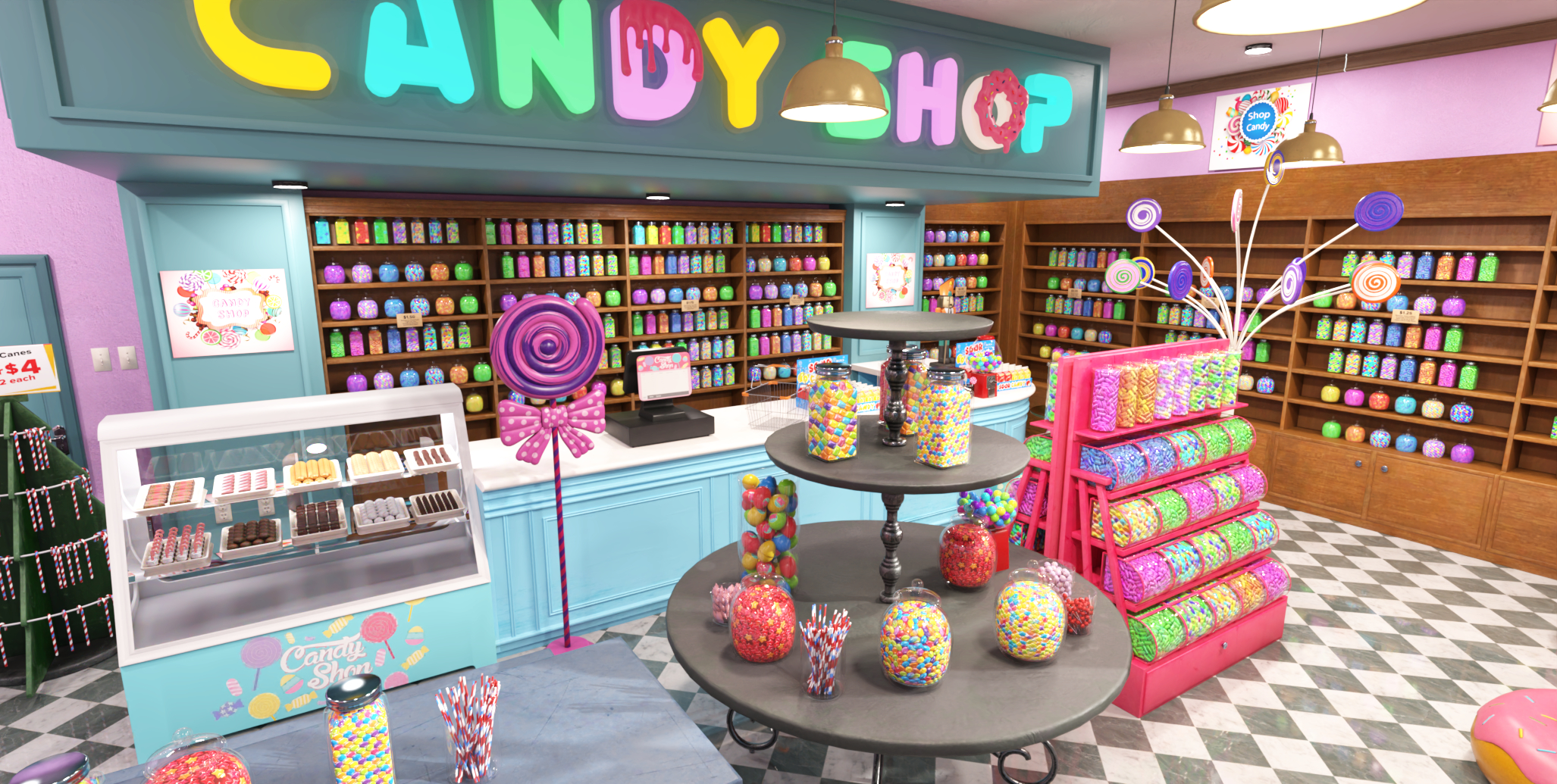 FG Candy Shop | Daz 3D