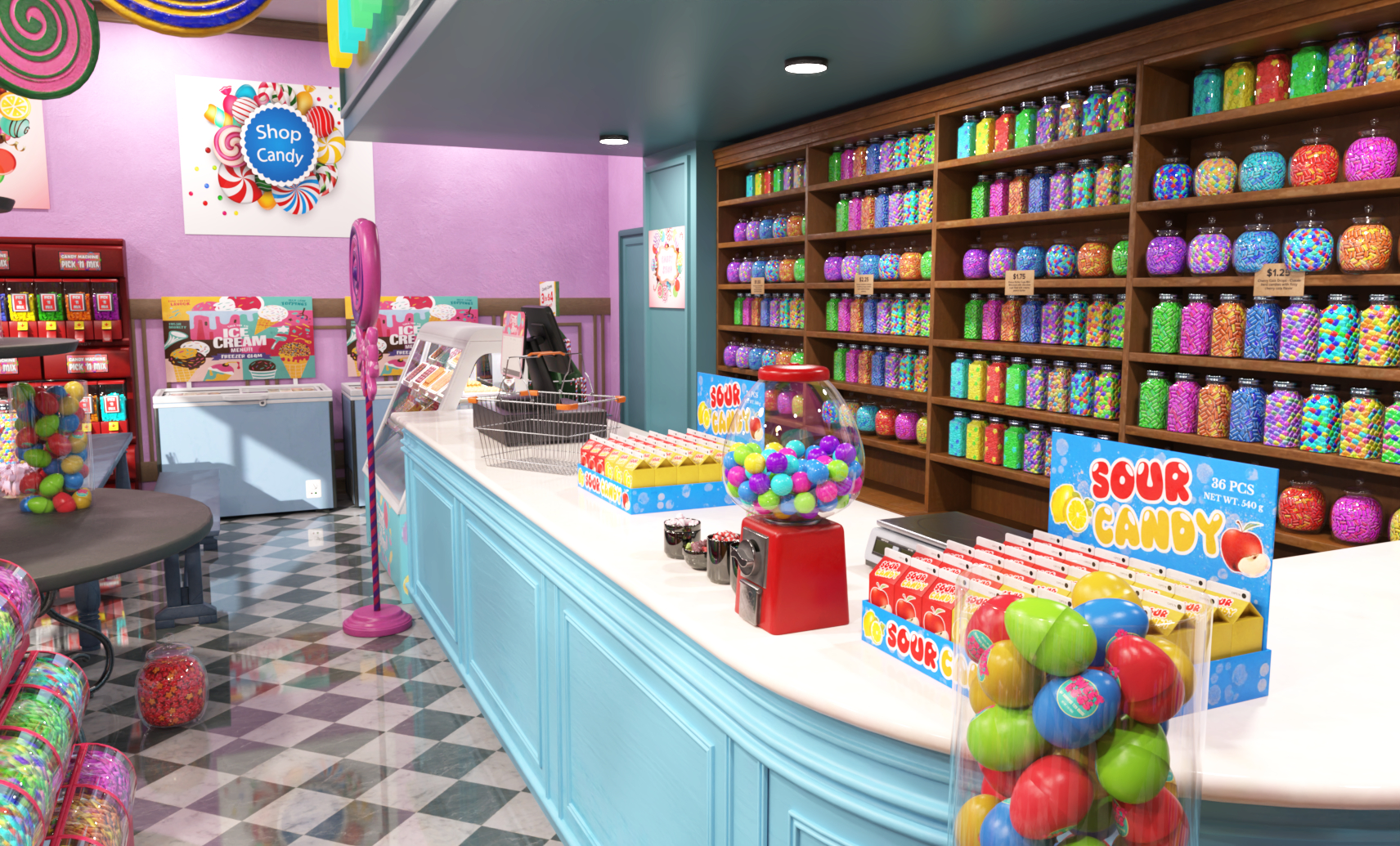 FG Candy Shop | Daz 3D