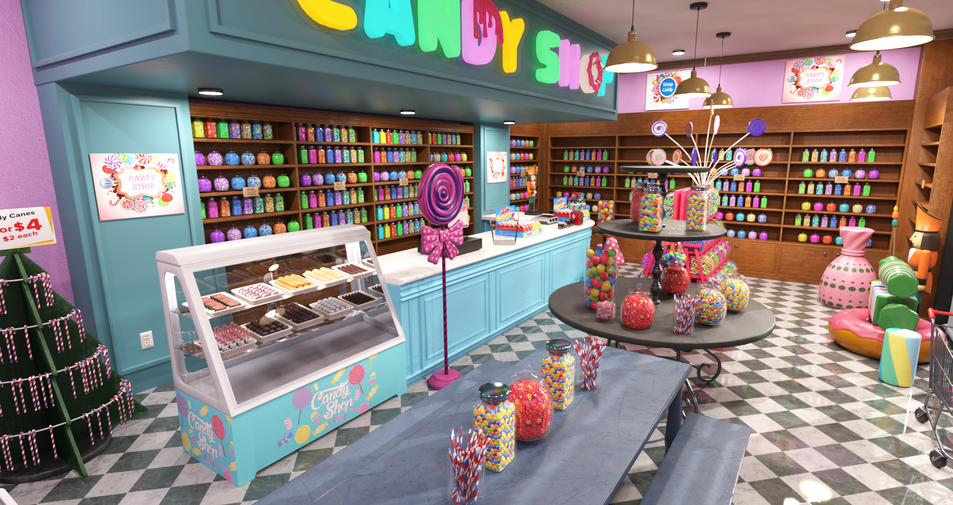 FG Candy Shop | Daz 3D