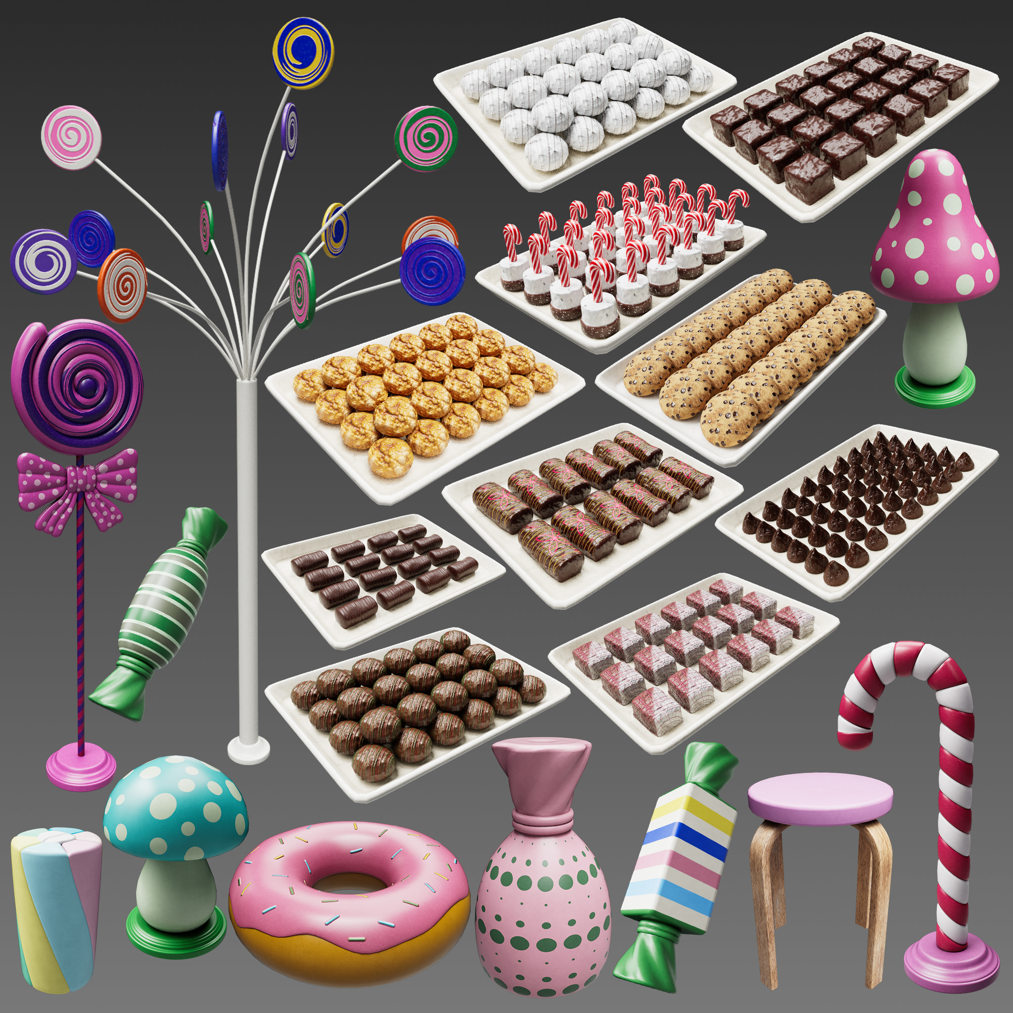 FG Candy Shop | Daz 3D