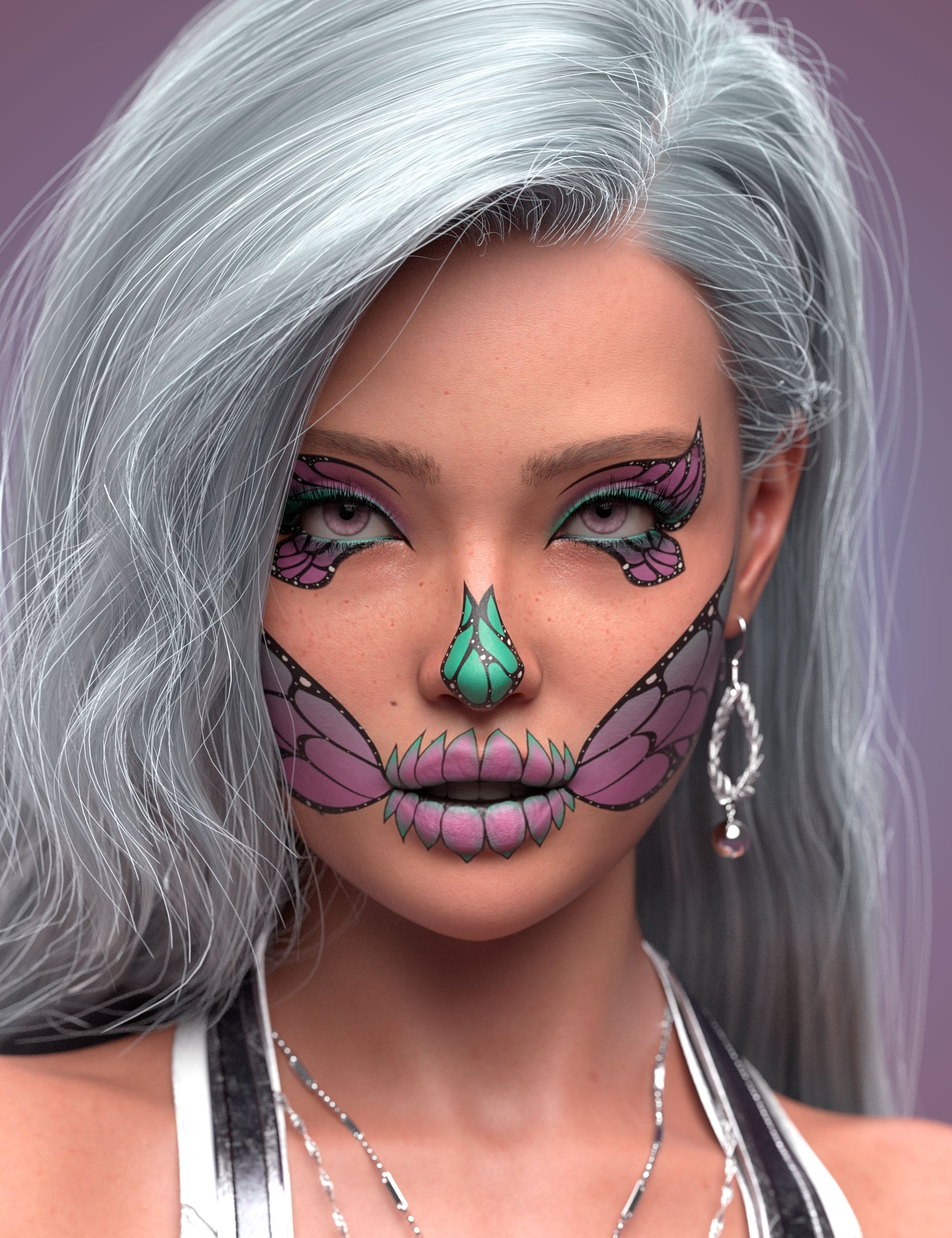 Spring Metamorphosis LIE Makeup for Genesis 9 | Daz 3D