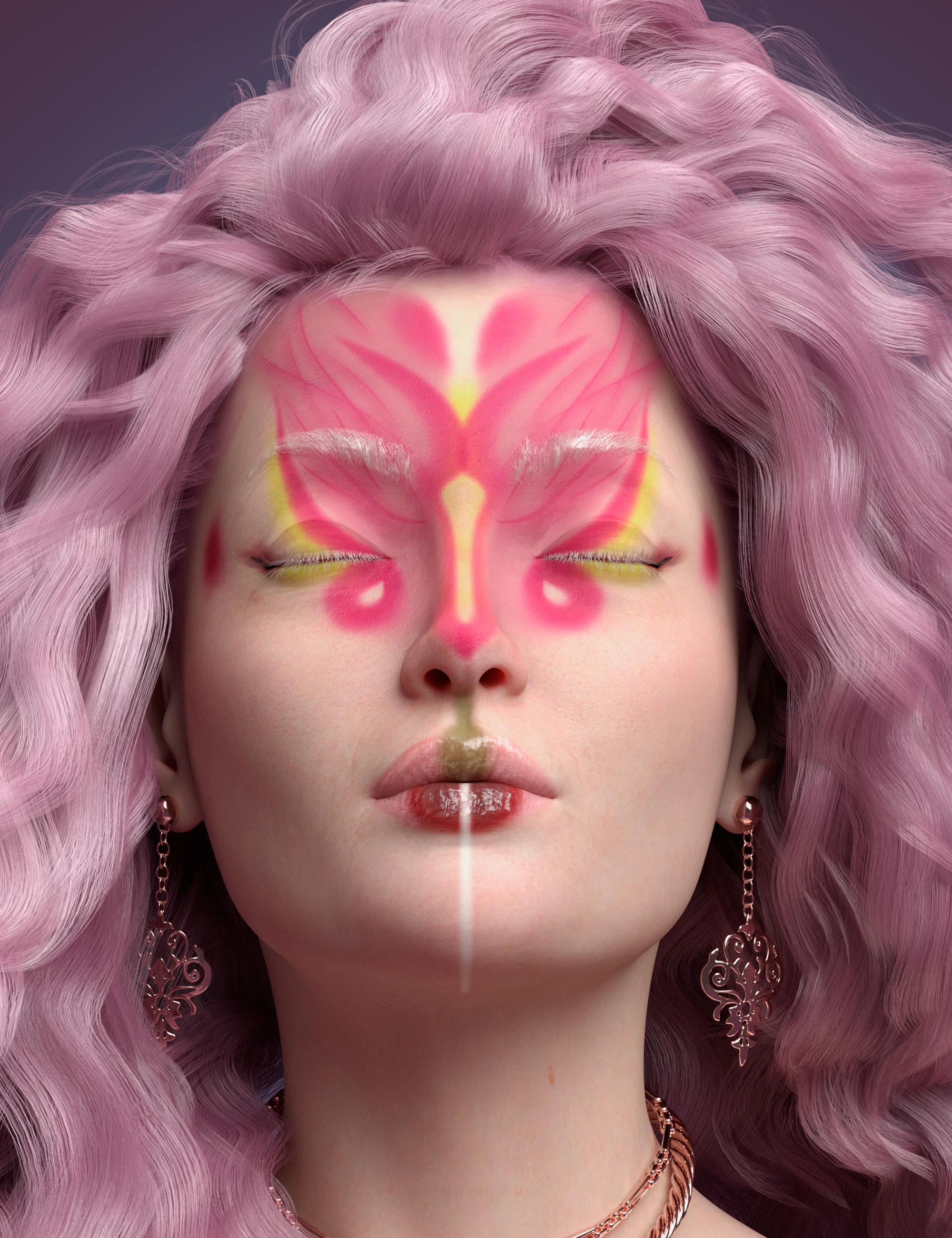 Spring Metamorphosis LIE Makeup for Genesis 9 | Daz 3D