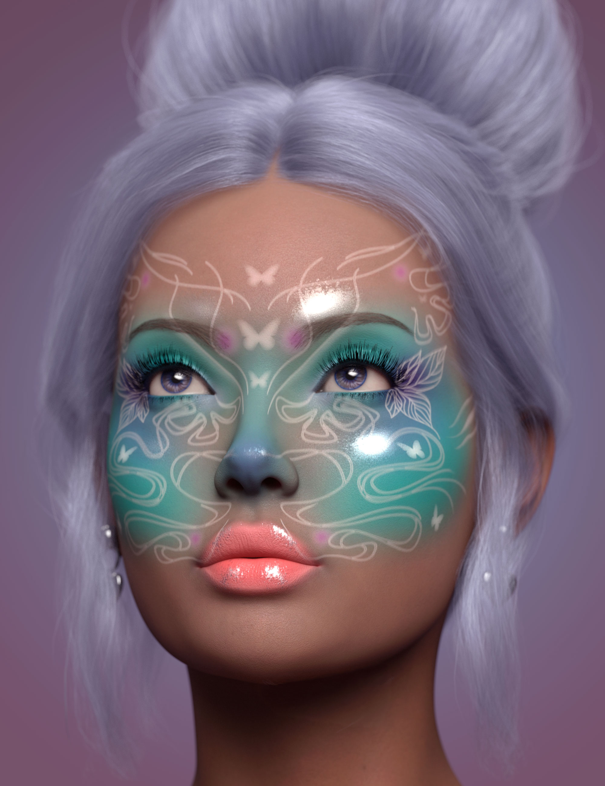 Spring Metamorphosis LIE Makeup for Genesis 9 | Daz 3D