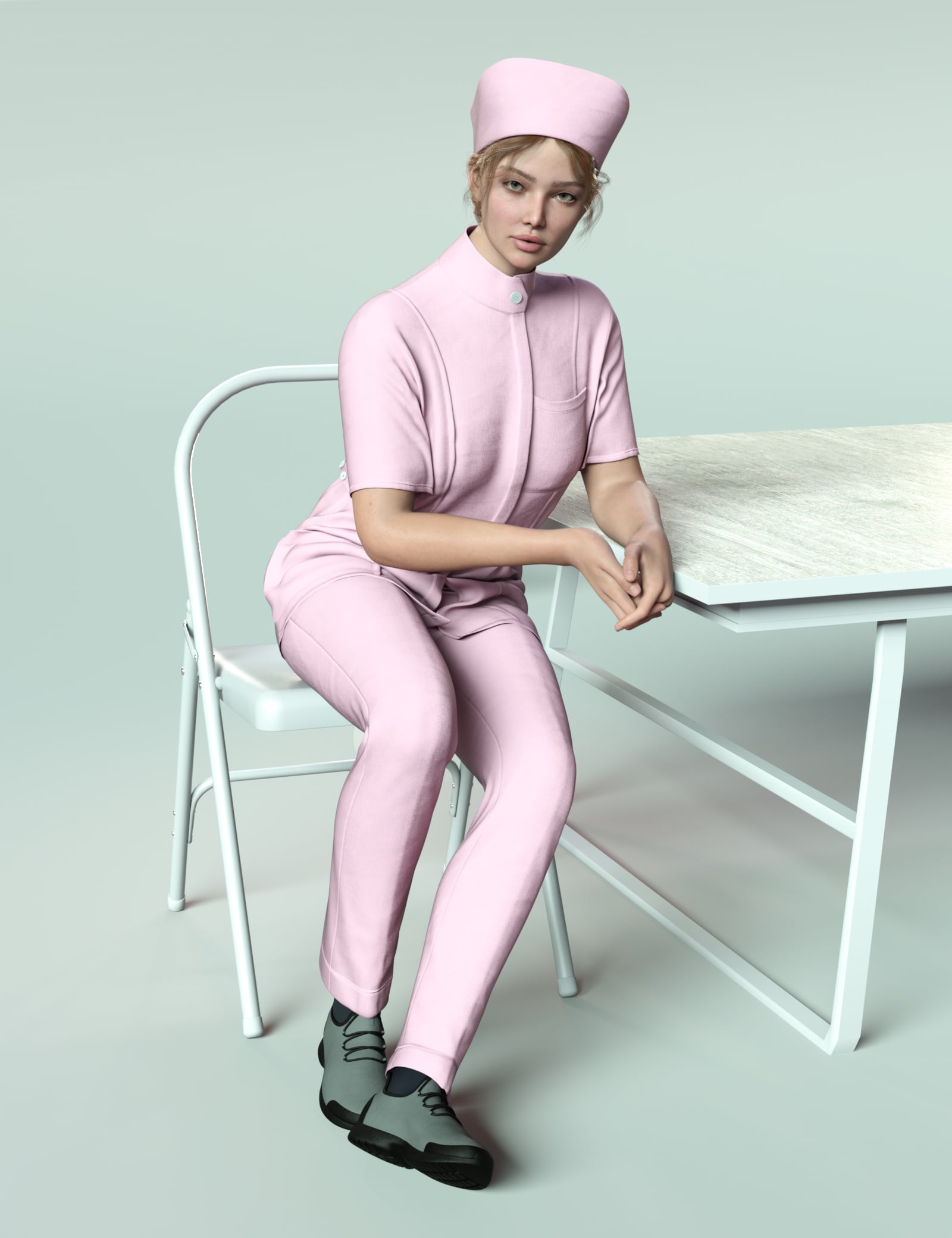 dForce MK Nurse Uniform for Genesis 9 | Daz 3D