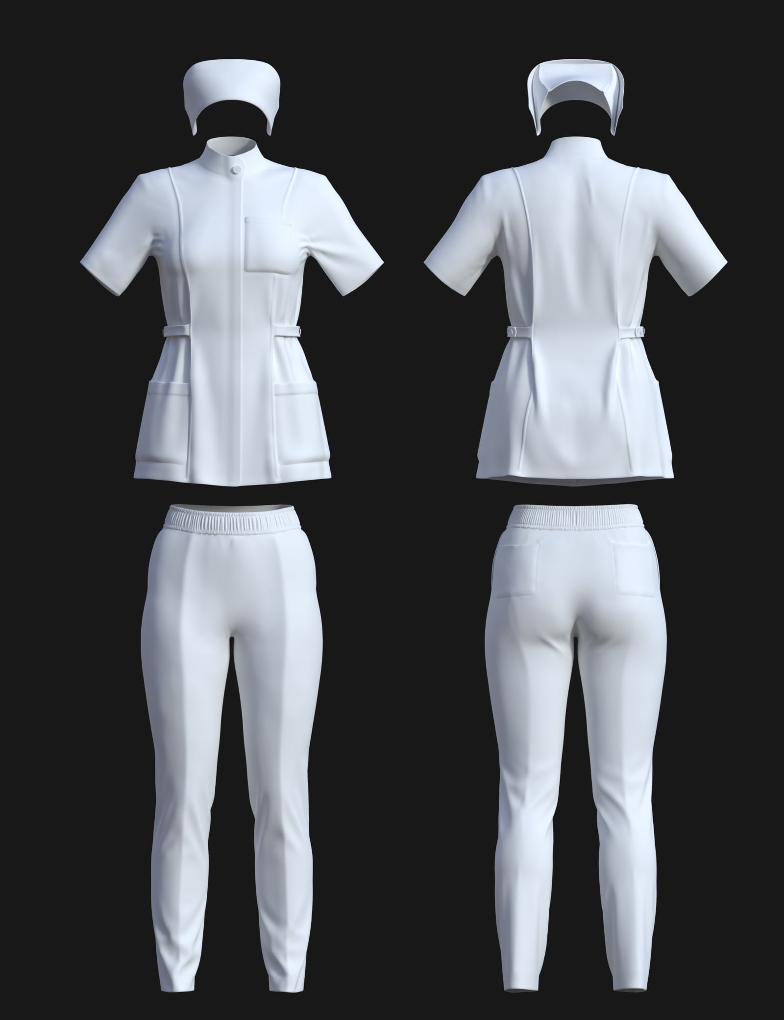 dForce MK Nurse Uniform for Genesis 9 | Daz 3D