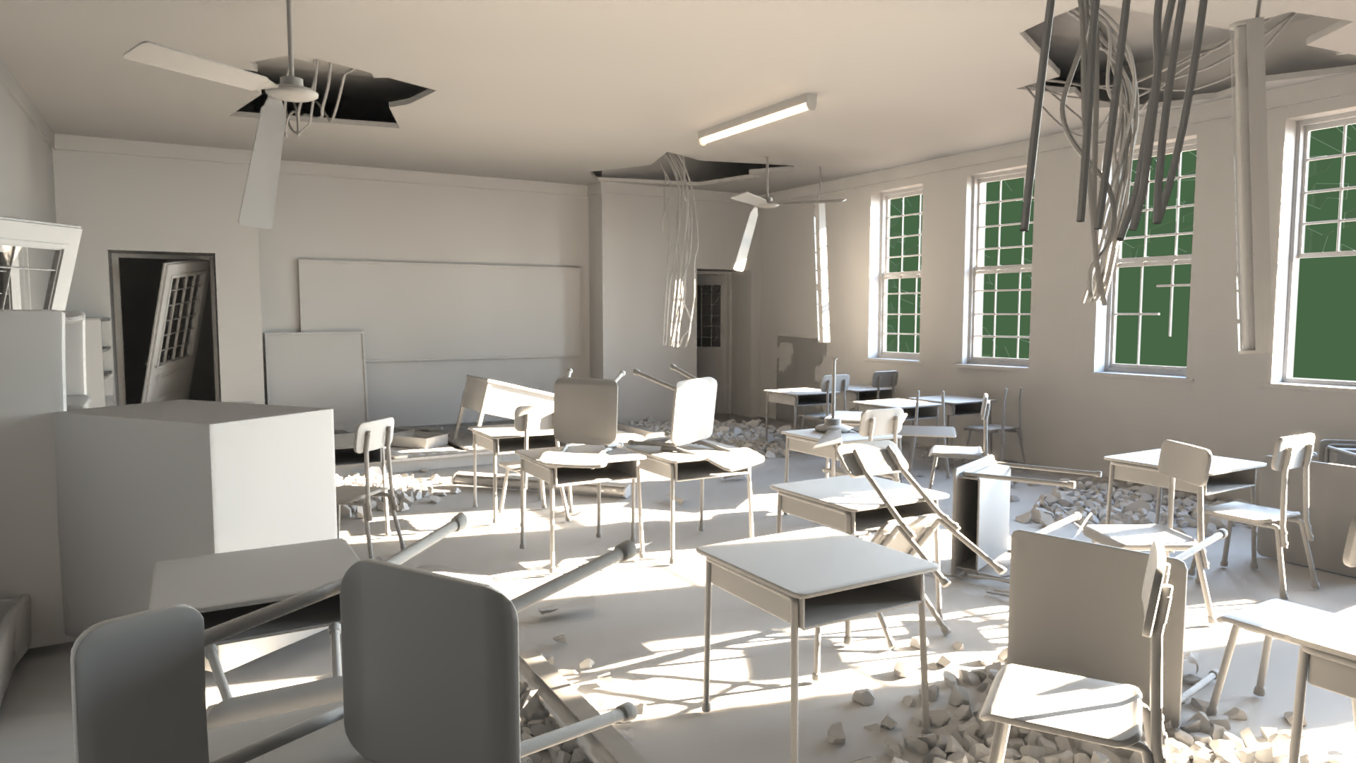 Forsaken Learning Hall | Daz 3D