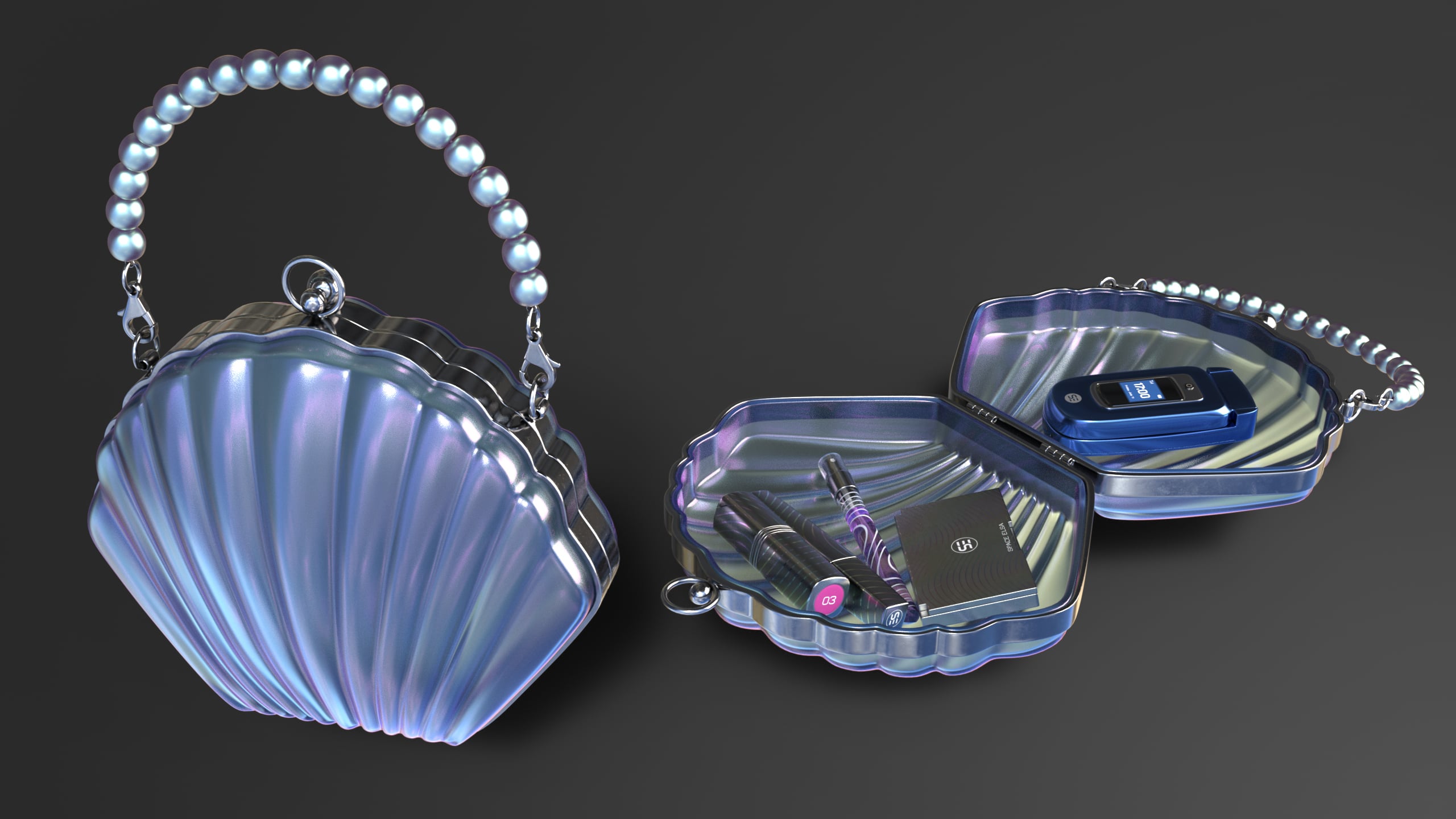 SE Collection of French Bags for Genesis 9 | Daz 3D