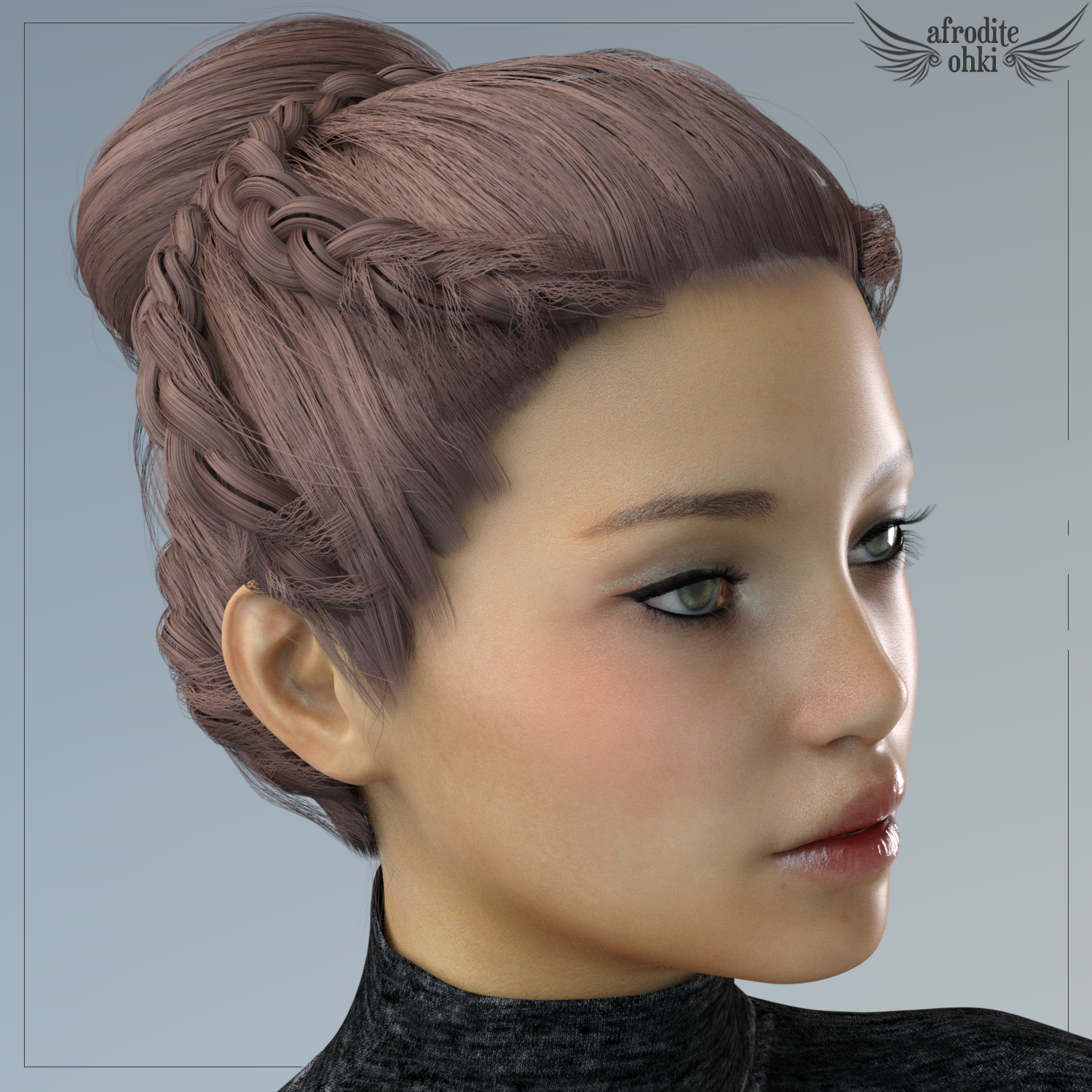 Leticia Hair DS for Genesis8 | Daz 3D
