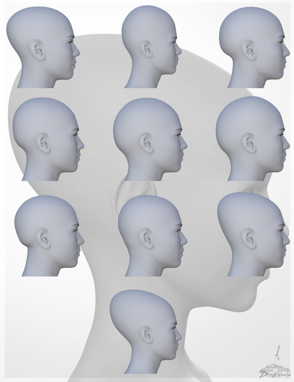 Head Morphs for Genesis 9 | Daz 3D