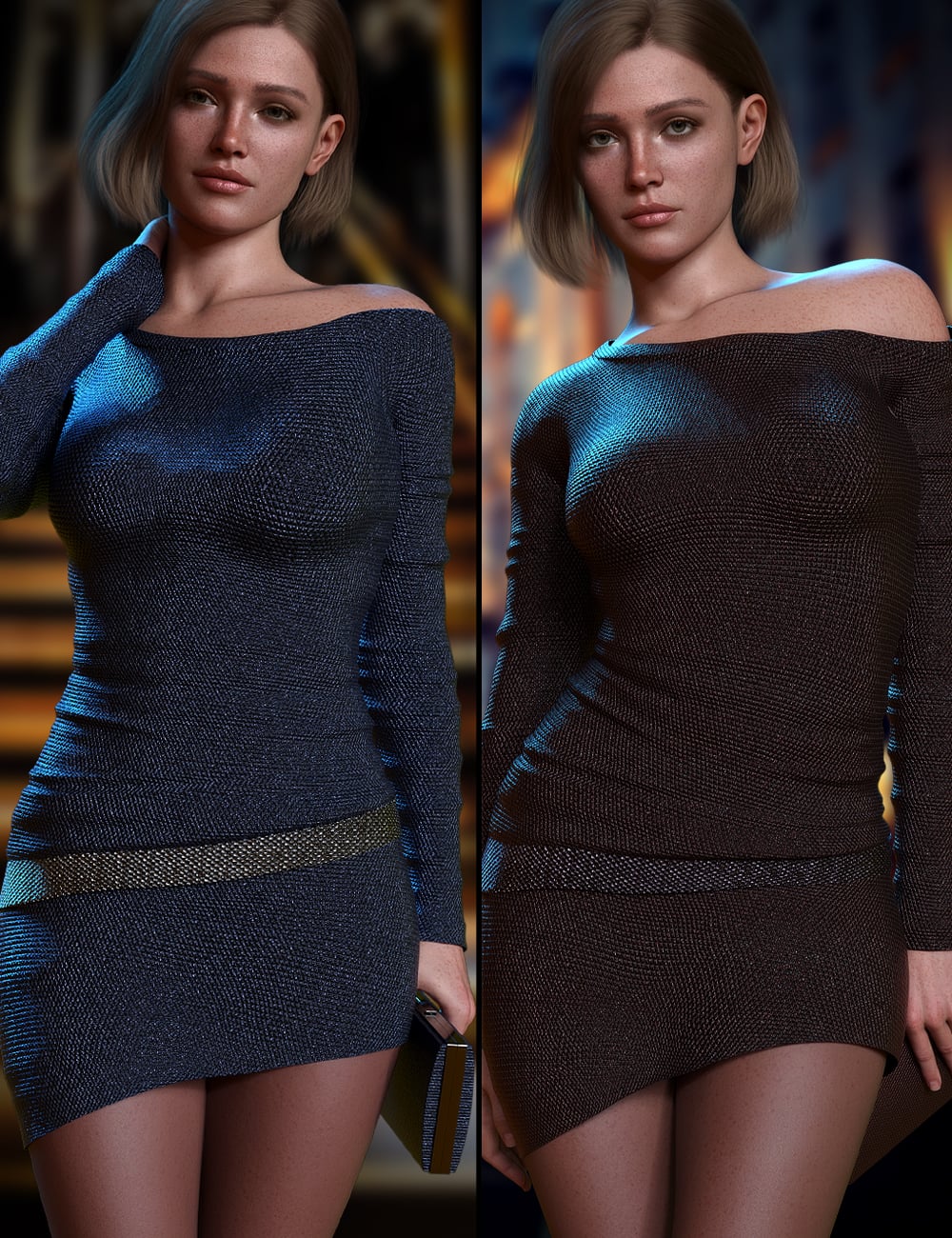 Midnight Mini Outfit Set for Genesis 9 | Daz 3D