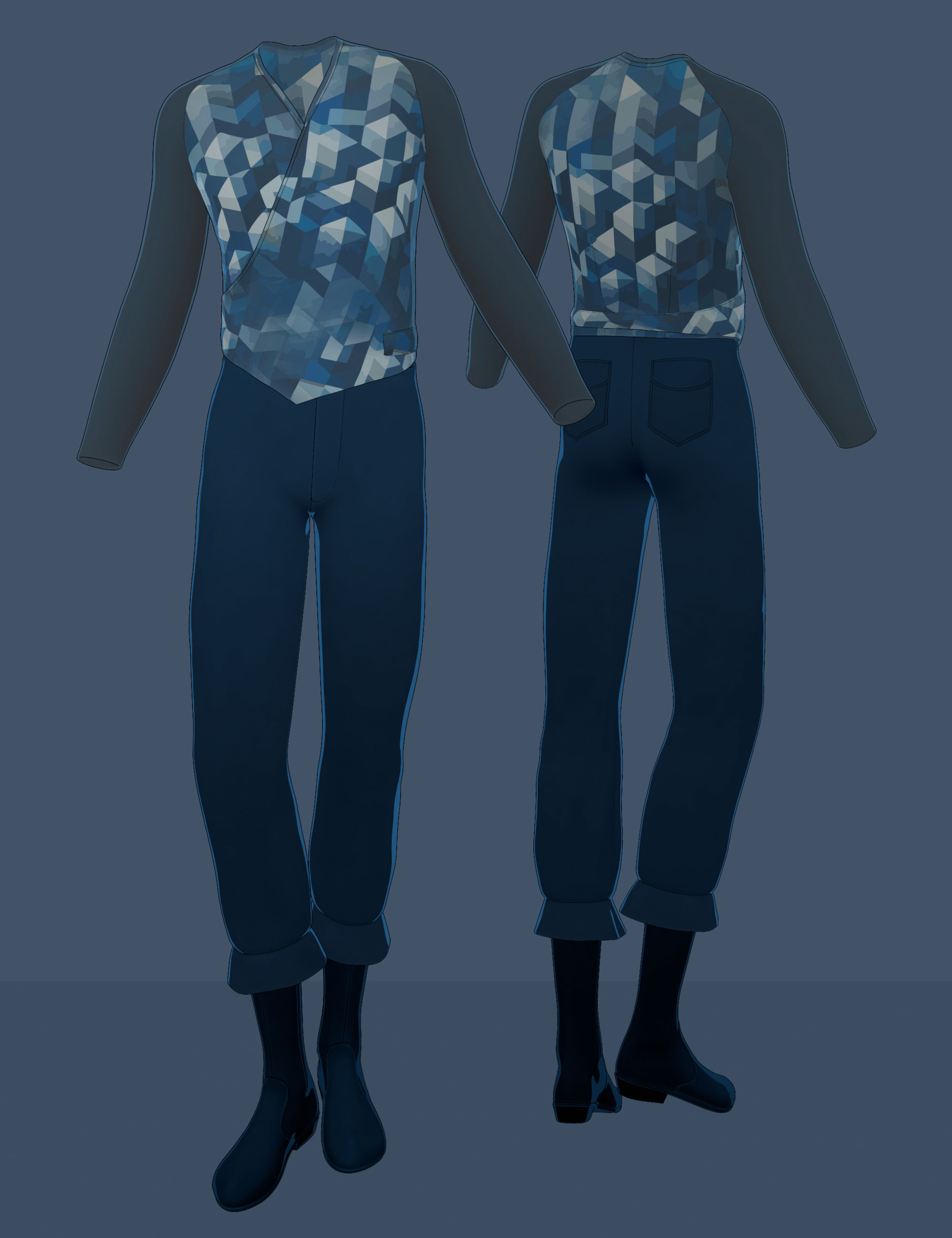 Star Explorers Casual Styles FilaToon Texture Addon | Daz 3D
