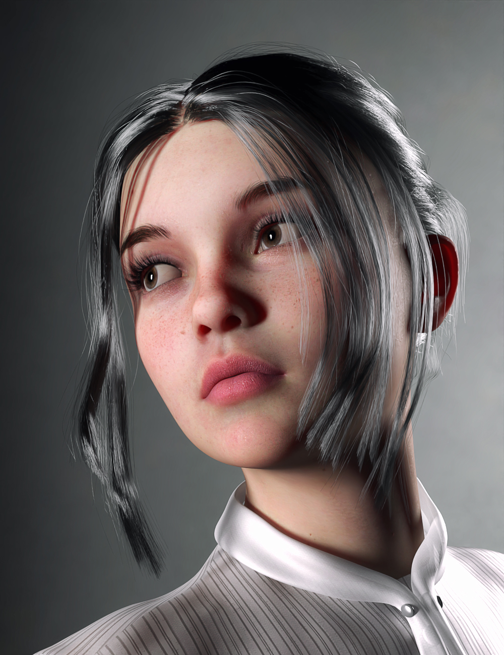 dForce CS Lyra Hair for Genesis 9 | Daz 3D