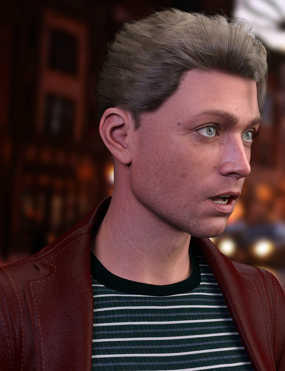 dforce Freddy Hair for Genesis 9 | Daz 3D