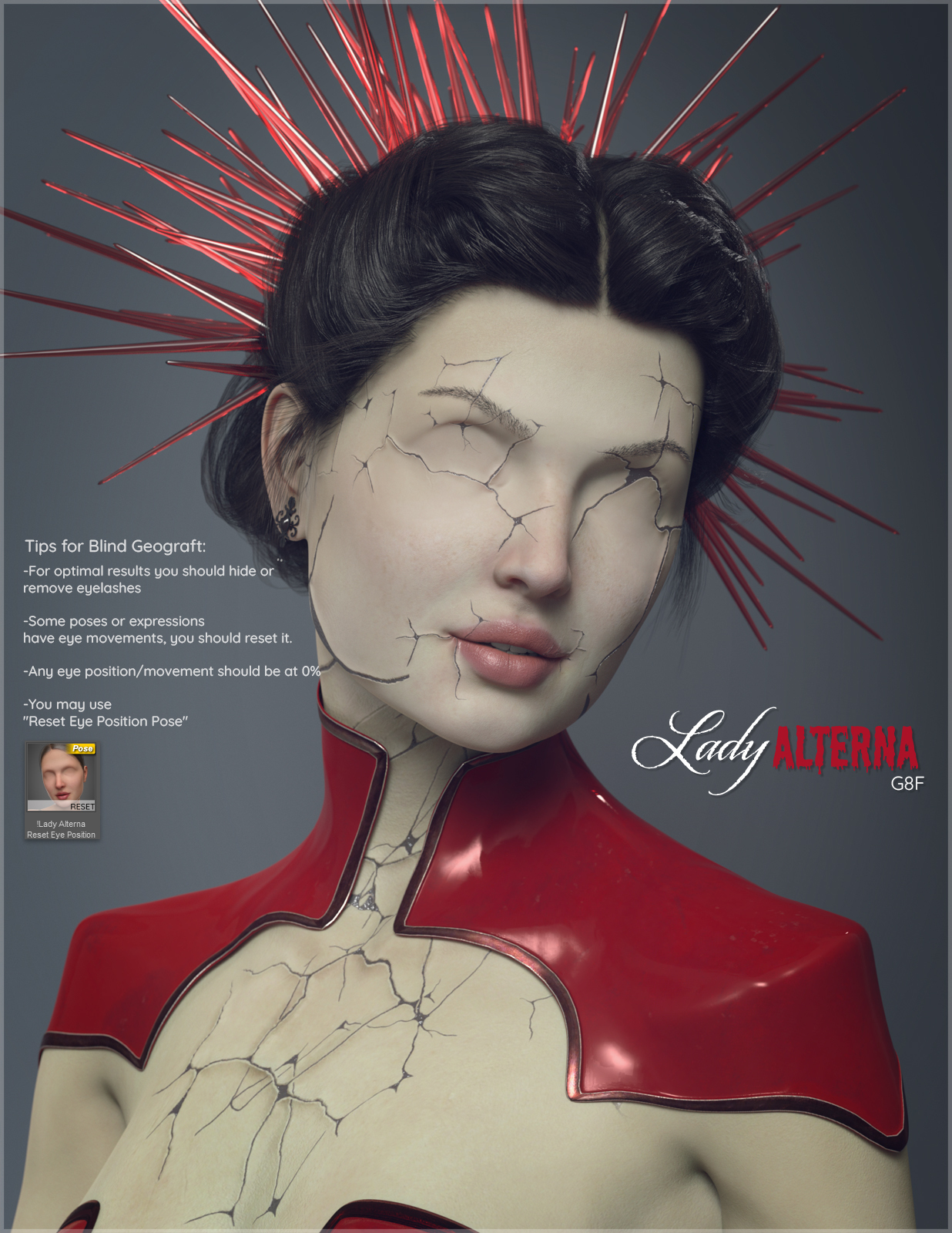 CGI Lady Alterna for Genesis 8 Female | Daz 3D