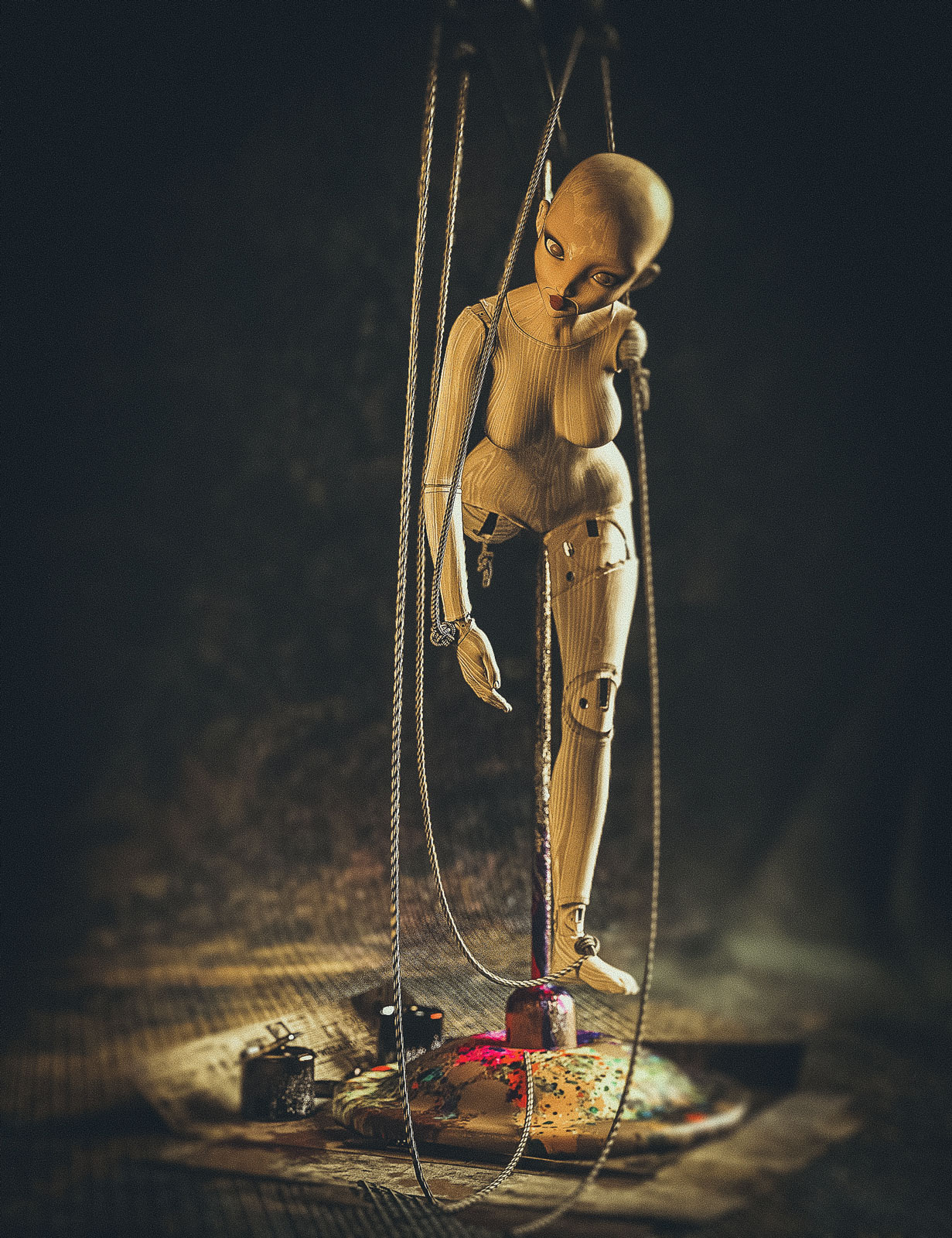 Wooden Puppet Bundle | Daz 3D
