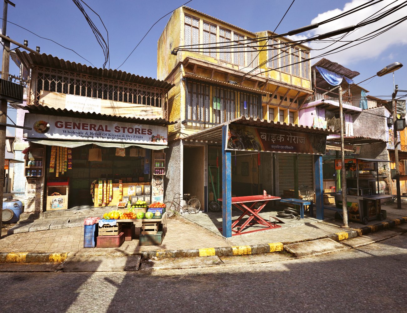 XI Street Of Mumbai | Daz 3D