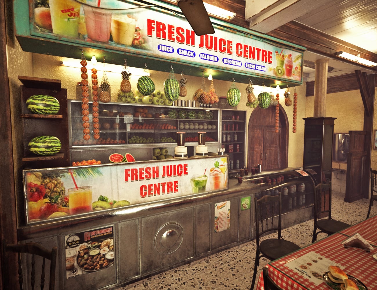 XI Mumbai Restaurant | Daz 3D