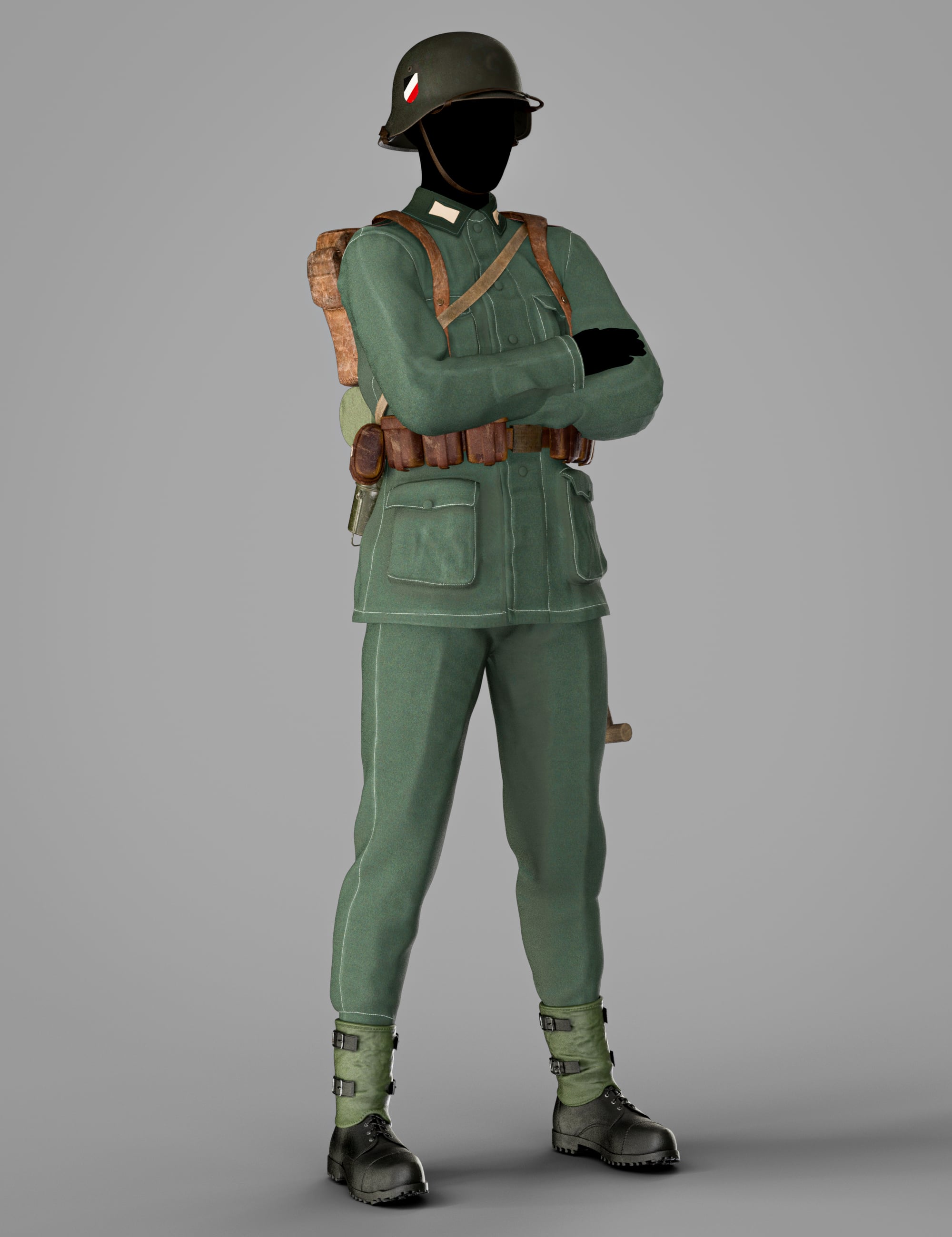 BW Army Infantry Outfit For Genesis 9 | Daz 3D
