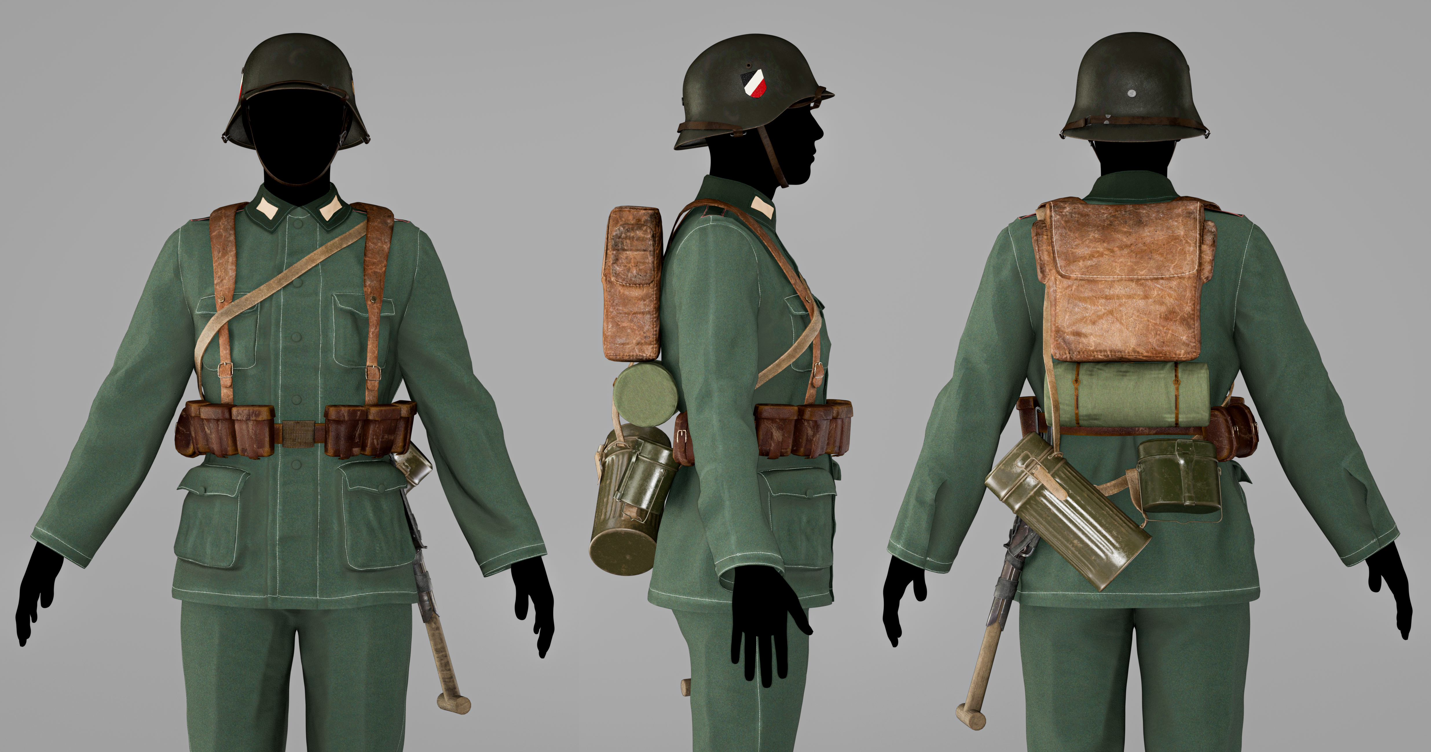 BW Army Infantry Outfit For Genesis 9 | Daz 3D
