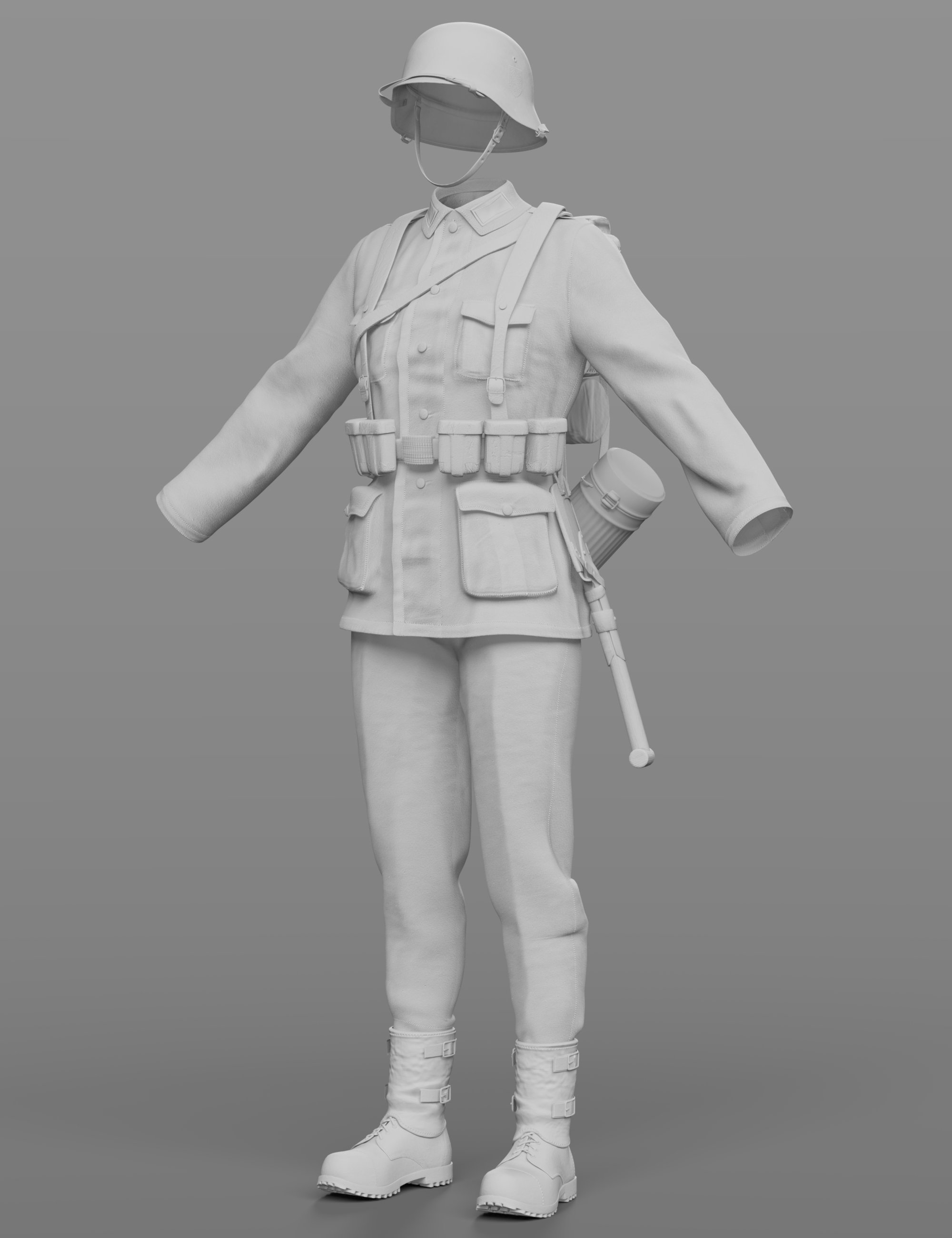 BW Army Infantry Outfit For Genesis 9 | Daz 3D