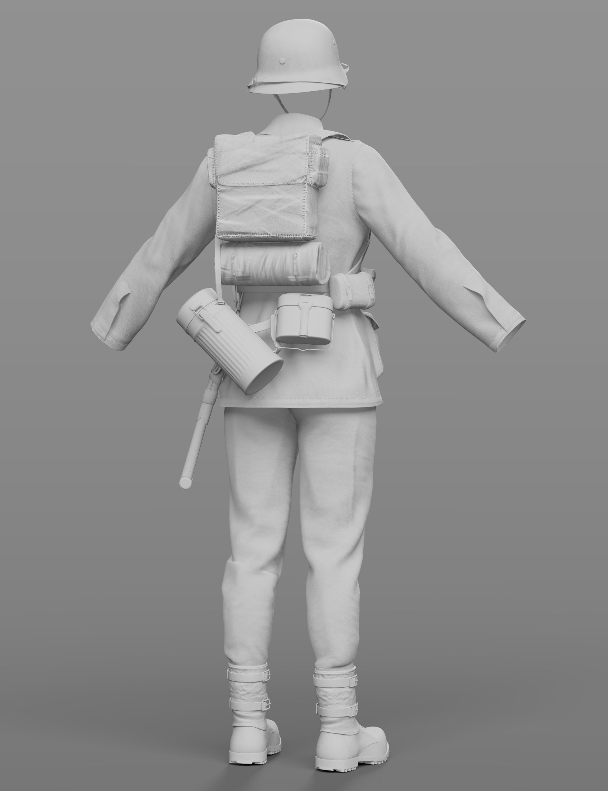 BW Army Infantry Outfit For Genesis 9 | Daz 3D