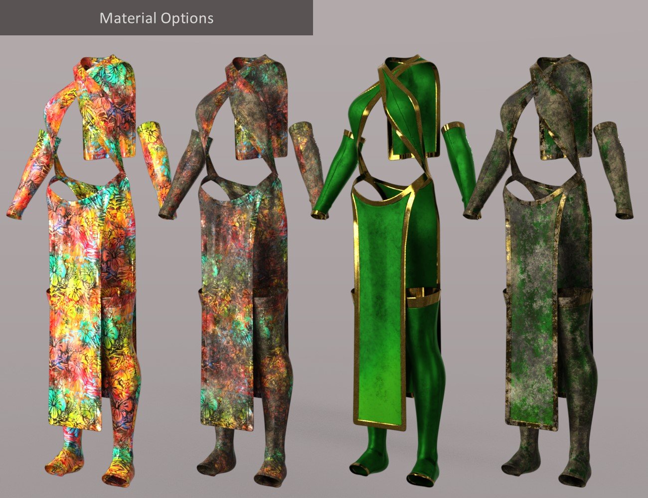 dForce Maidens of Mars - Oracle Outfit for Genesis 9 and Genesis 8 Female | Daz 3D