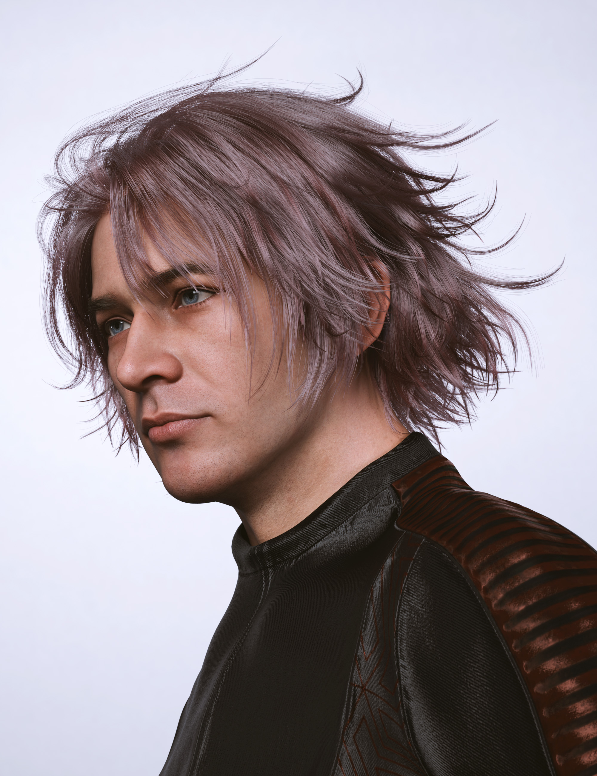 dForce AK Decent Hair for Genesis 9 | Daz 3D