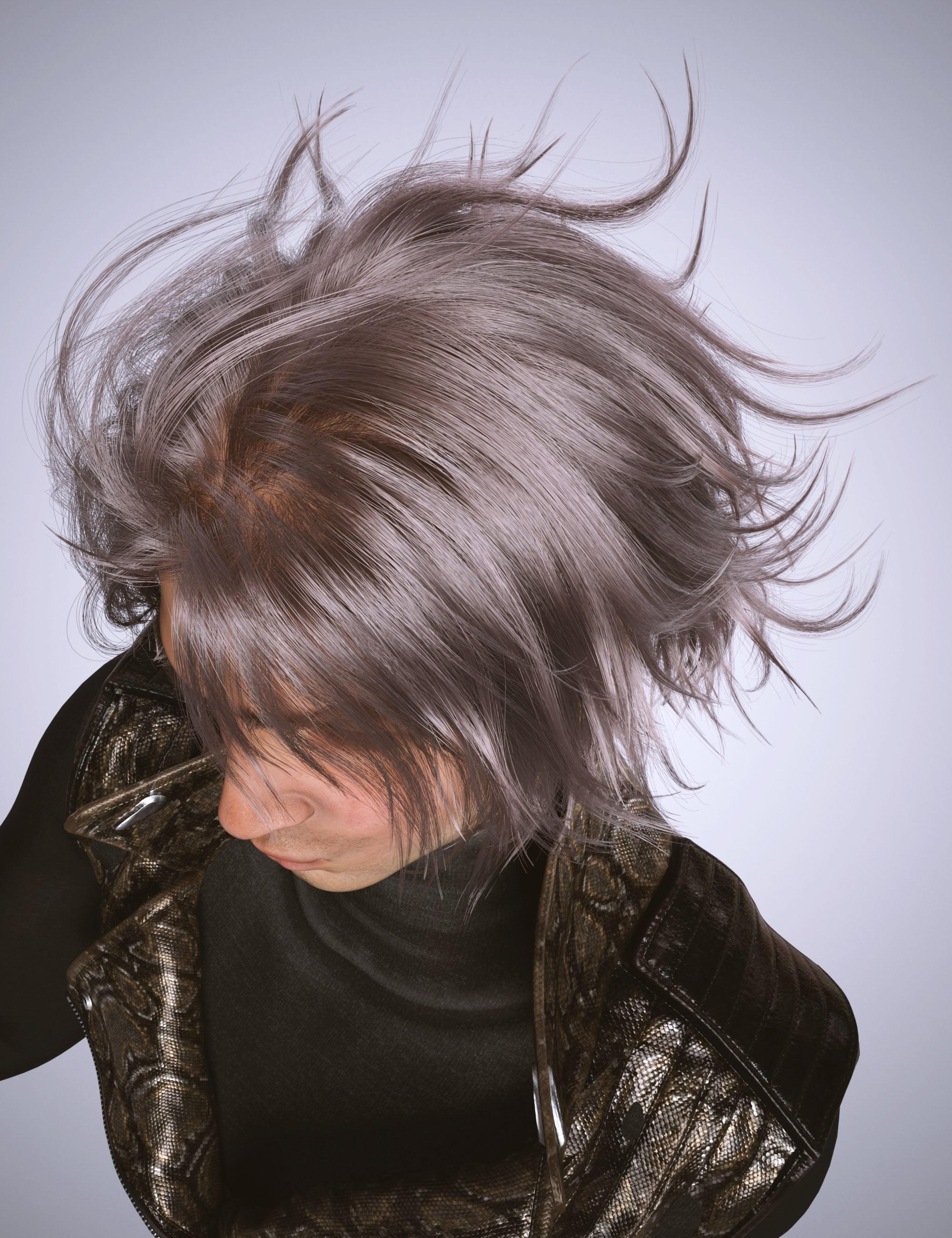 dForce AK Decent Hair for Genesis 9 | Daz 3D