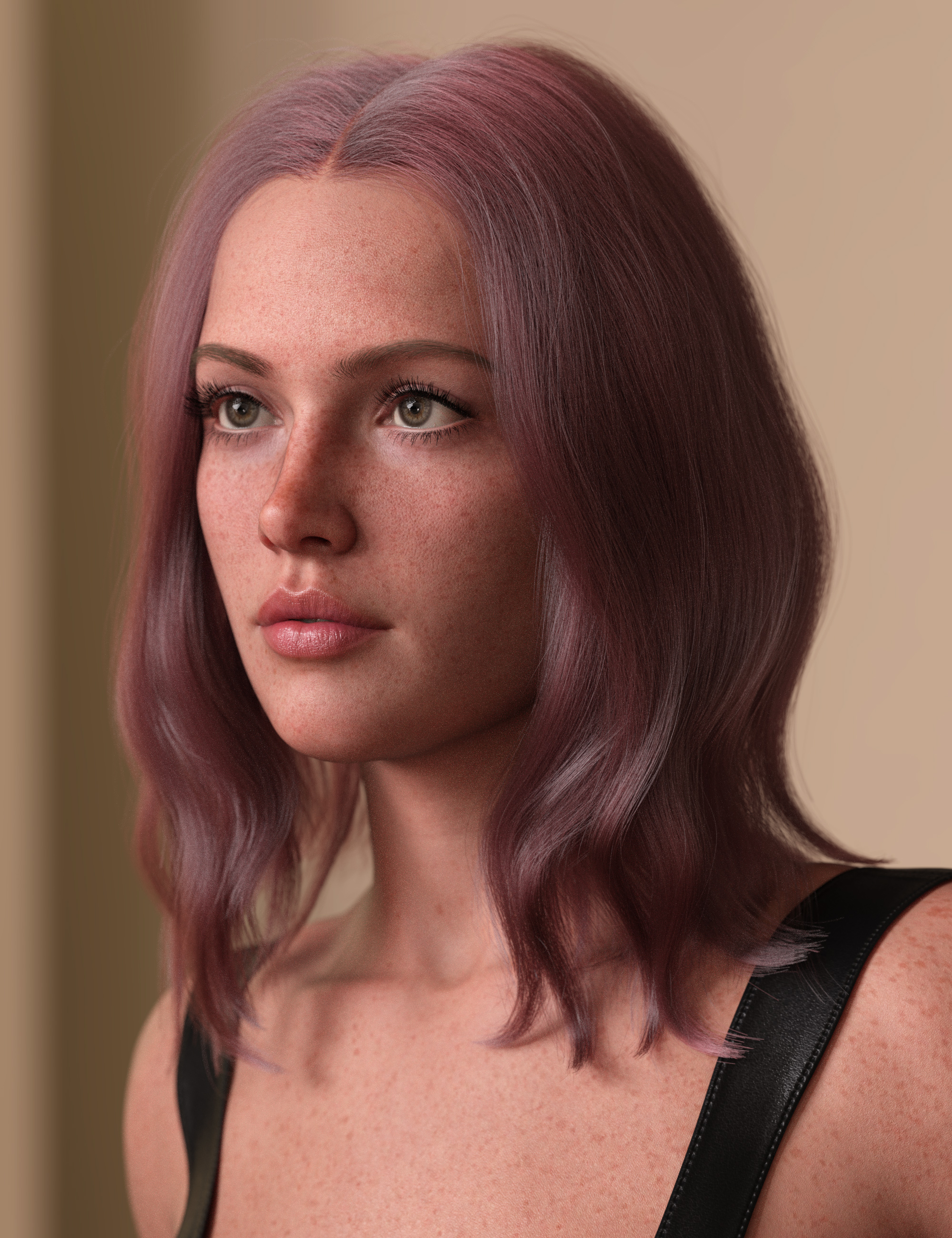 dForce Strand-Based Casual Style Long Bob Hair Color Expansion | Daz 3D