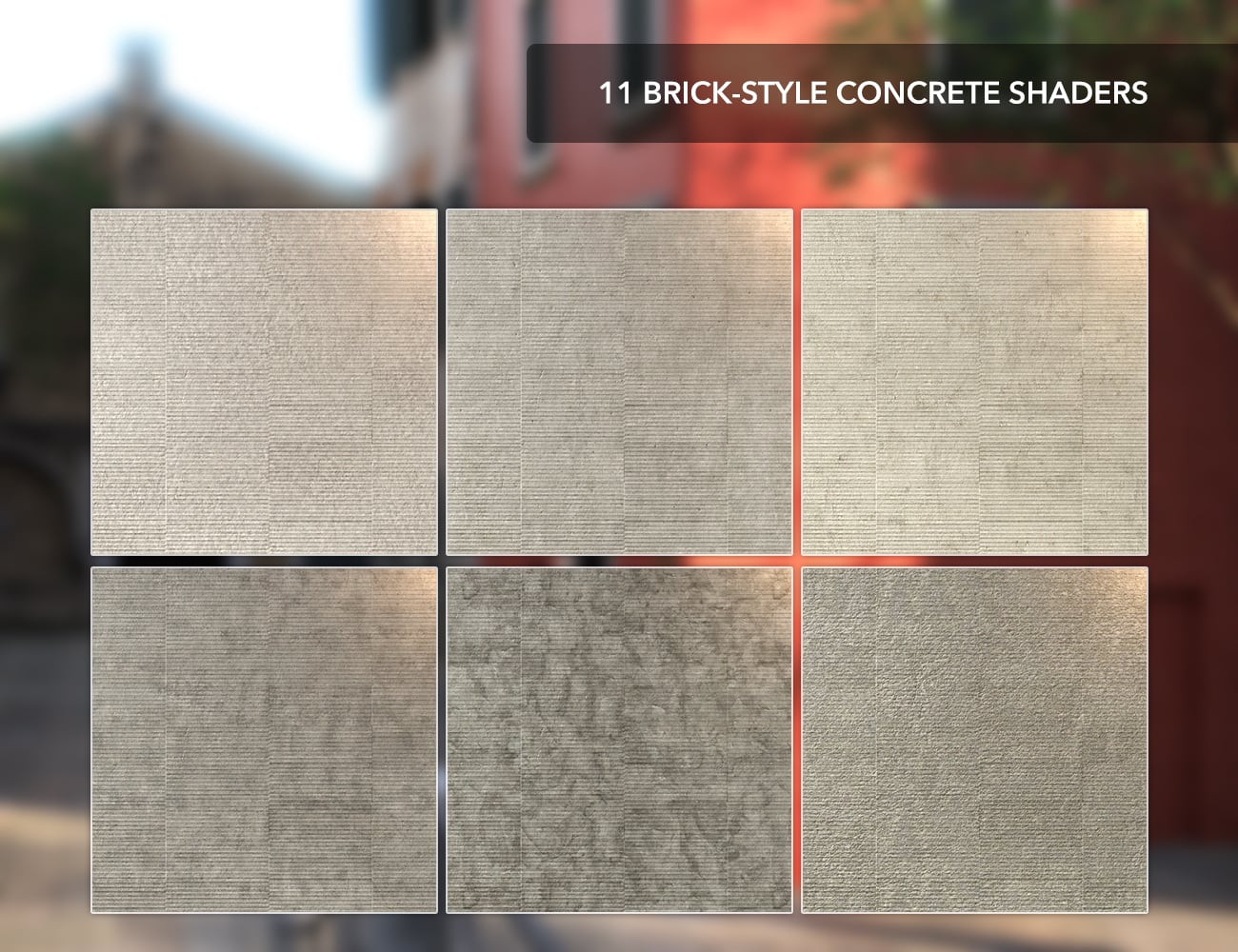 D Decorative Concrete - Iray Shaders | Daz 3D