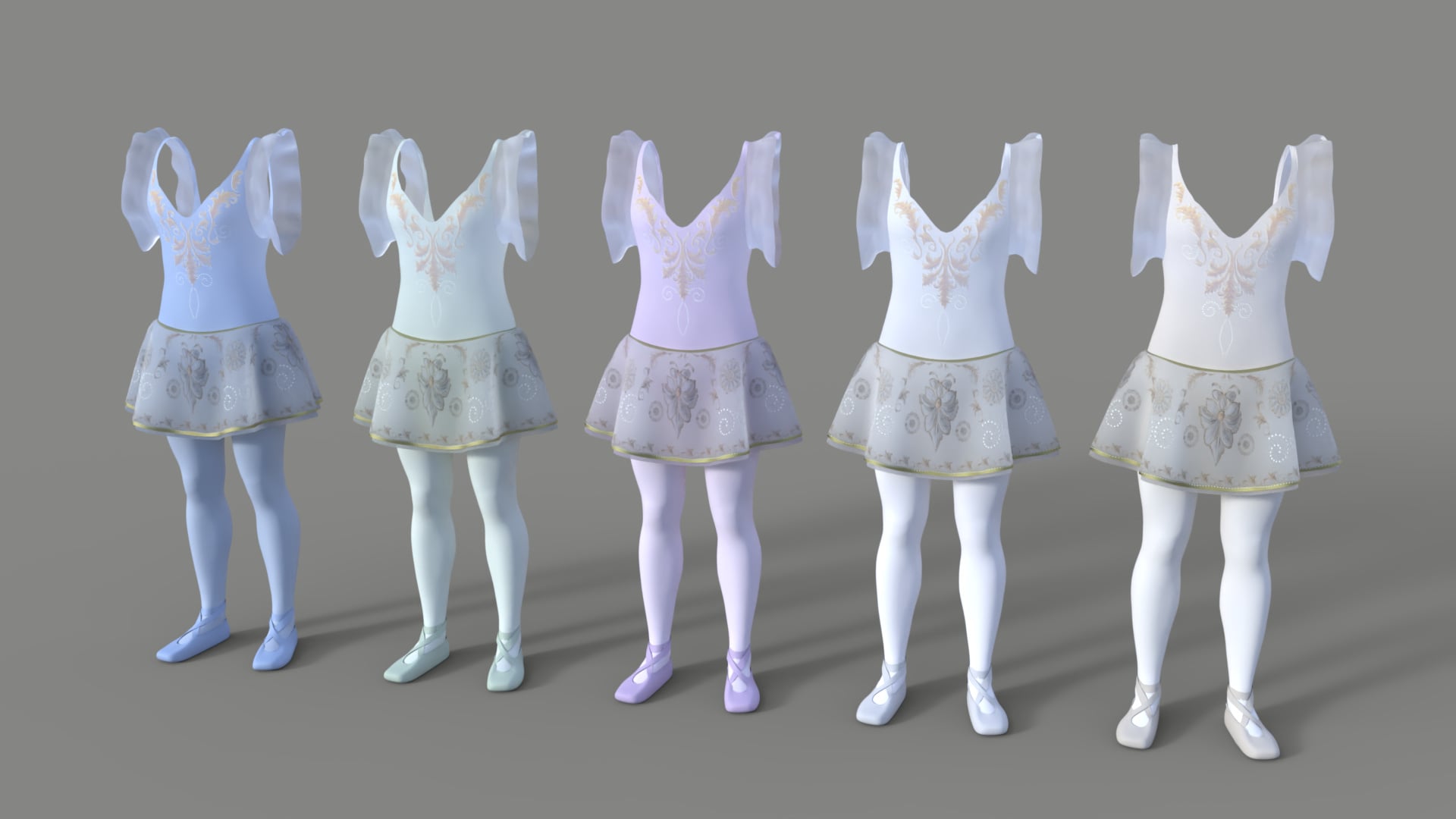 dForce Prima Ballerina Set and Poses for Genesis 9 | Daz 3D