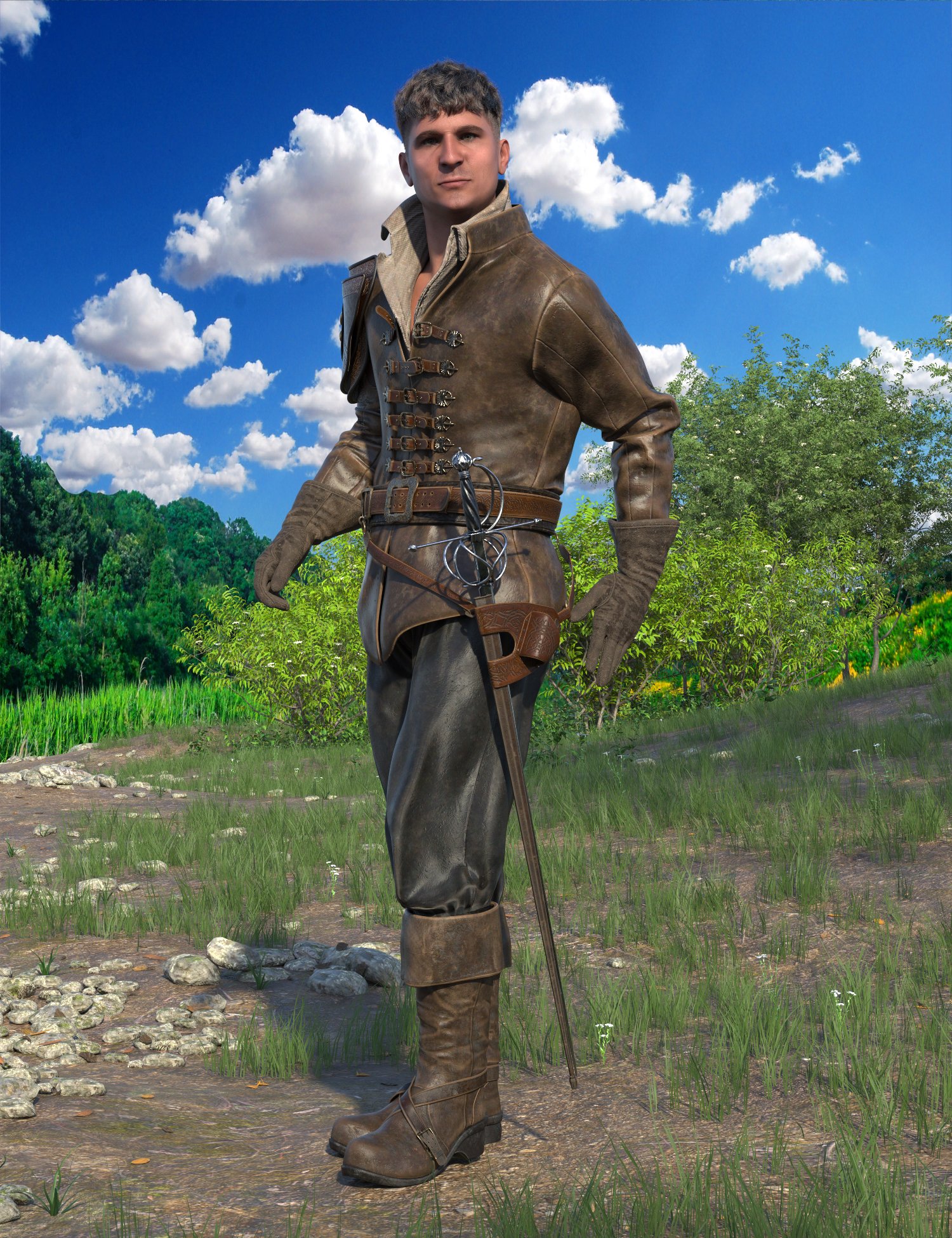 Middle-Age Men HD for Genesis 9 | Daz 3D