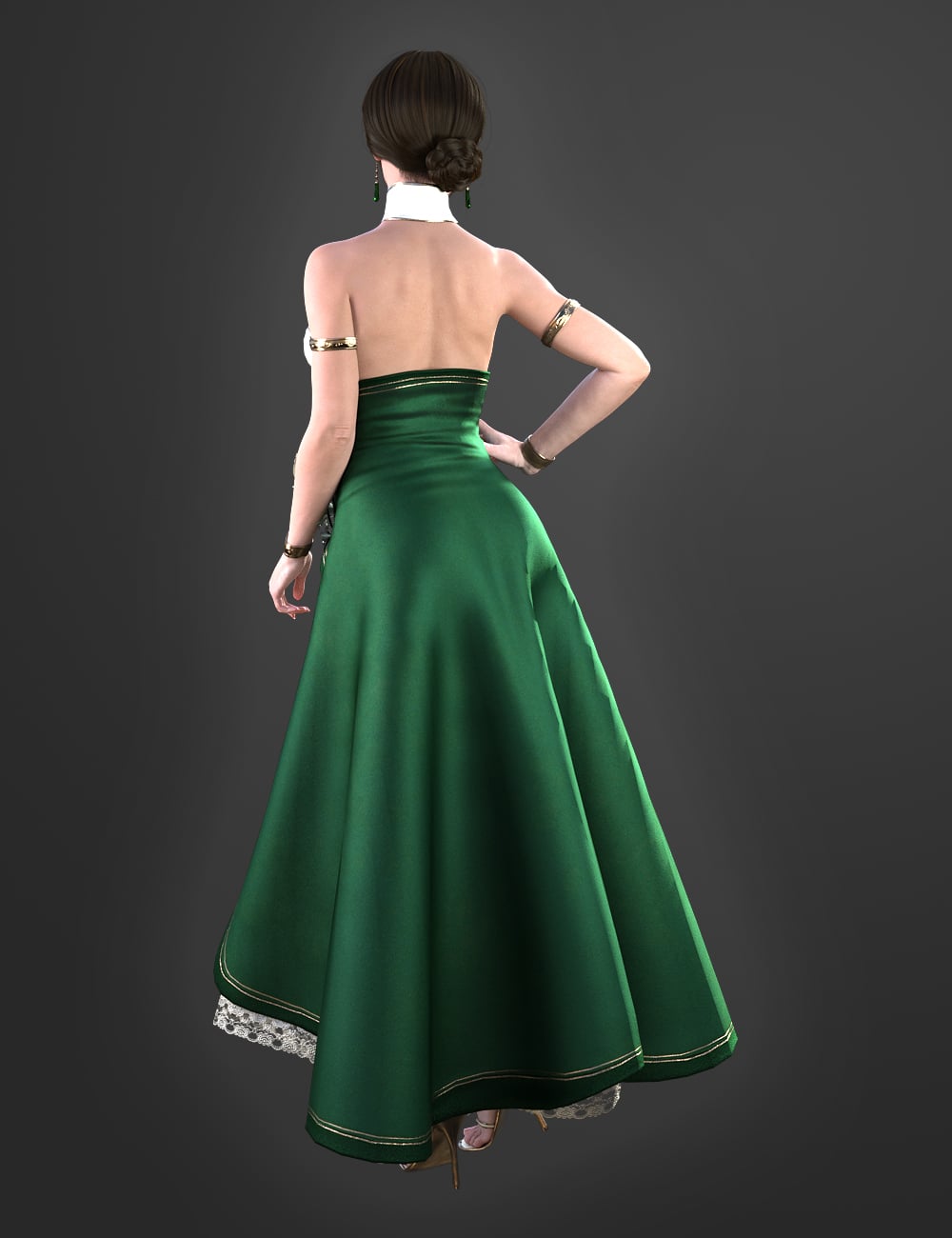 dForce Princess Flory Fantasy Outfit for Genesis 9, 8.1 & 8 | Daz 3D