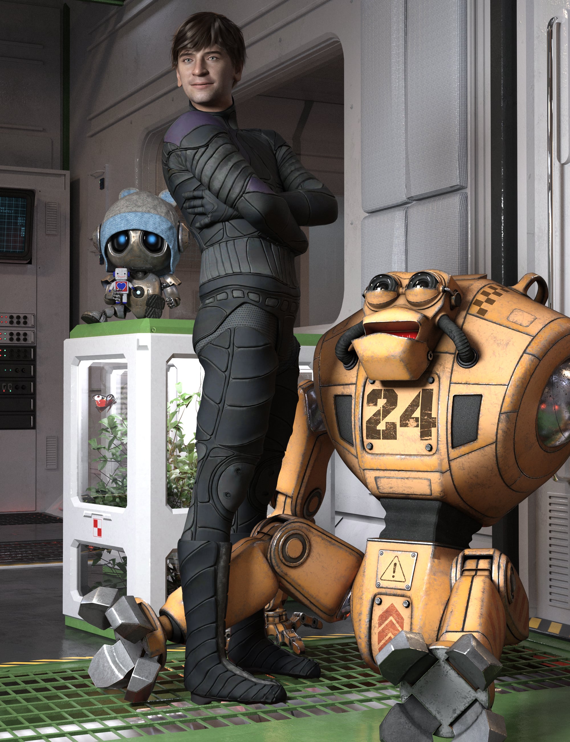 Phx Wally HD and Tween Wally for Genesis 9 | Daz 3D