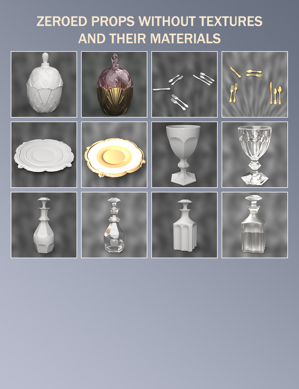 Rococo Room Add-Ons: Shaders and Additional Furniture | Daz 3D