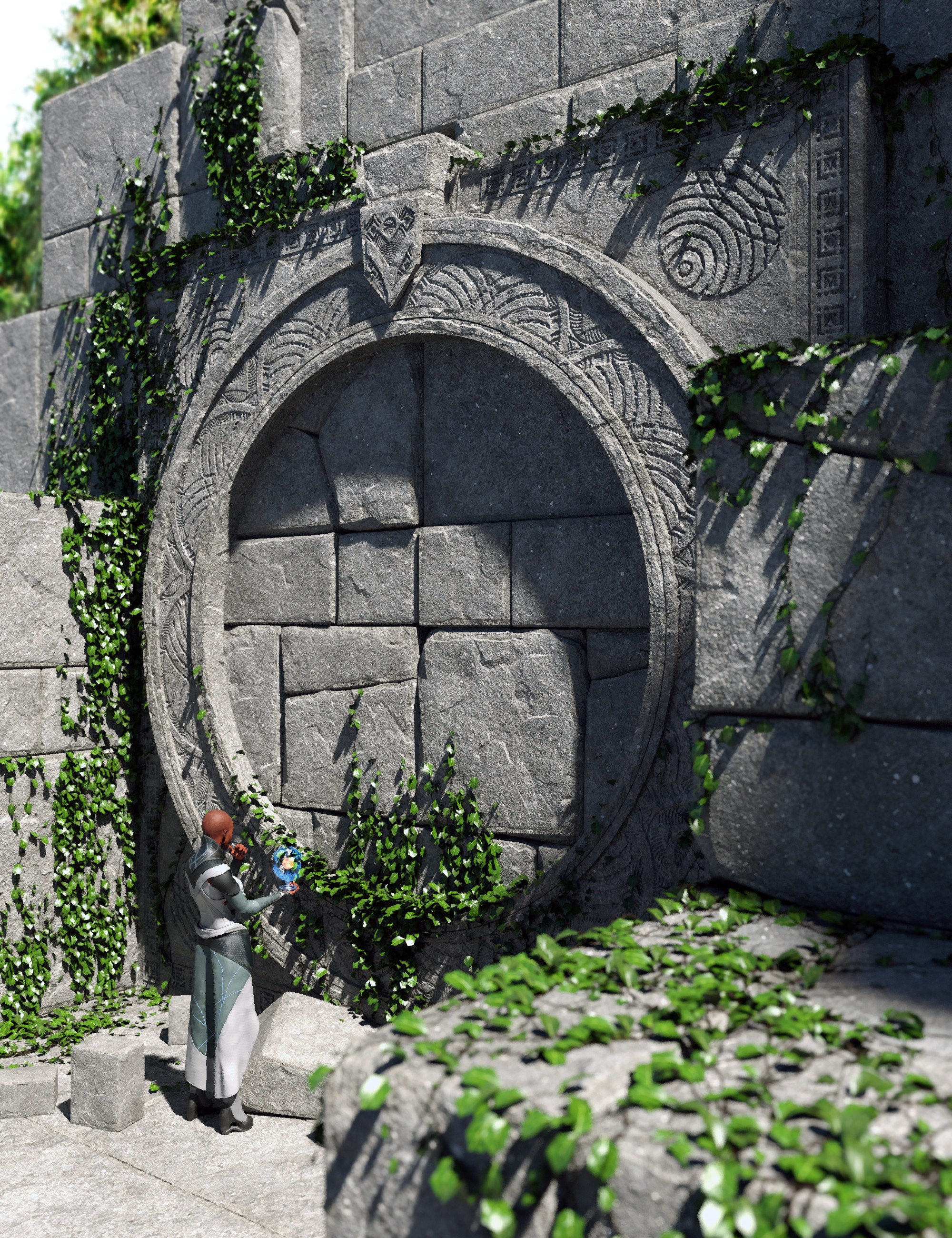 Ancient Sigil Portal Builder | Daz 3D