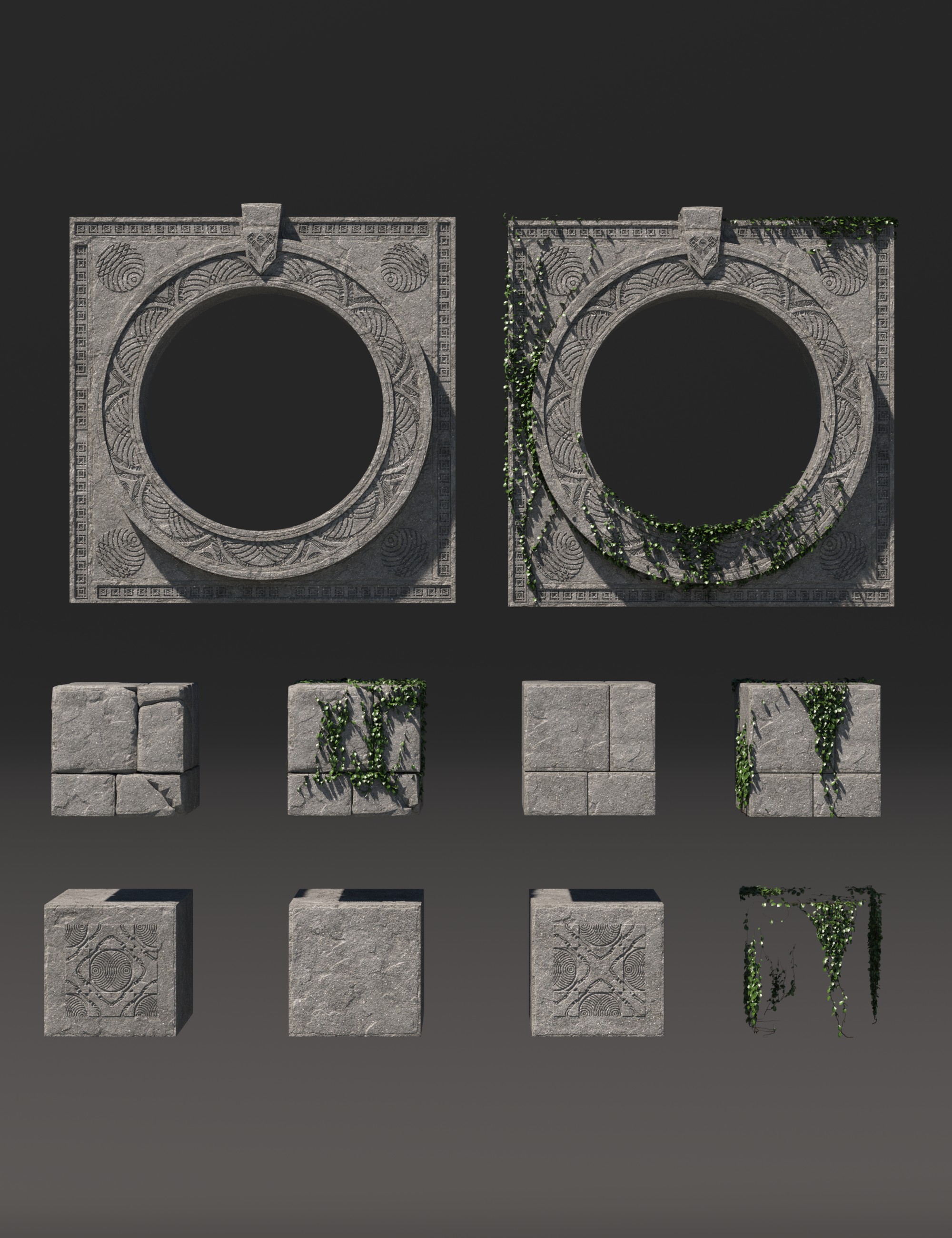 Ancient Sigil Portal Builder | Daz 3D