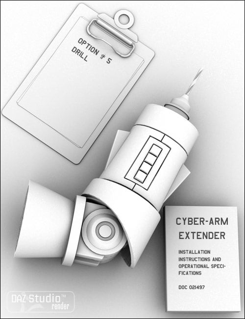 Cyber-Arm Extender | Daz 3D